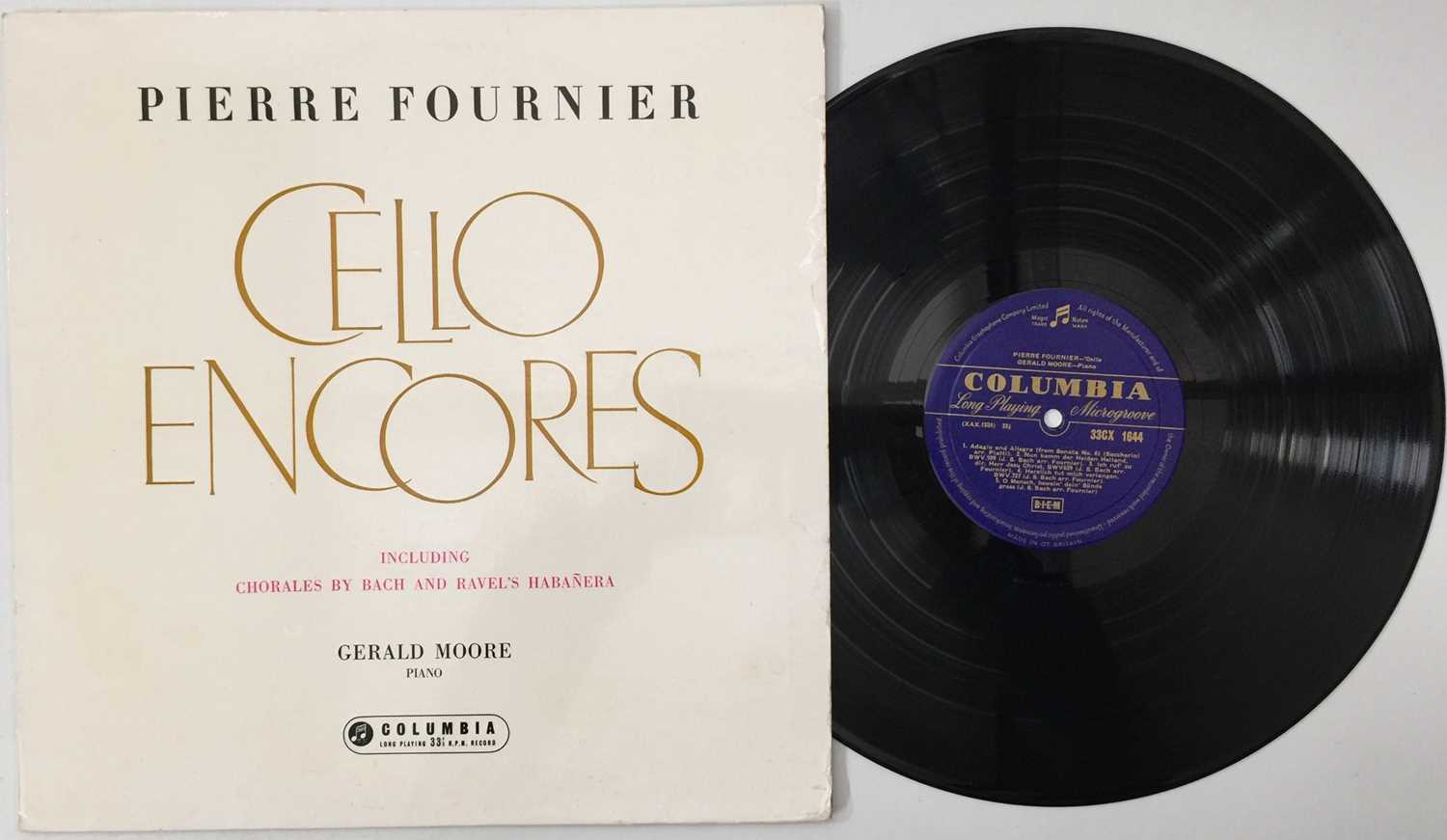 Lot 14 - PIERRE FOURNIER - CELLO ENCORES LP (ORIGINAL