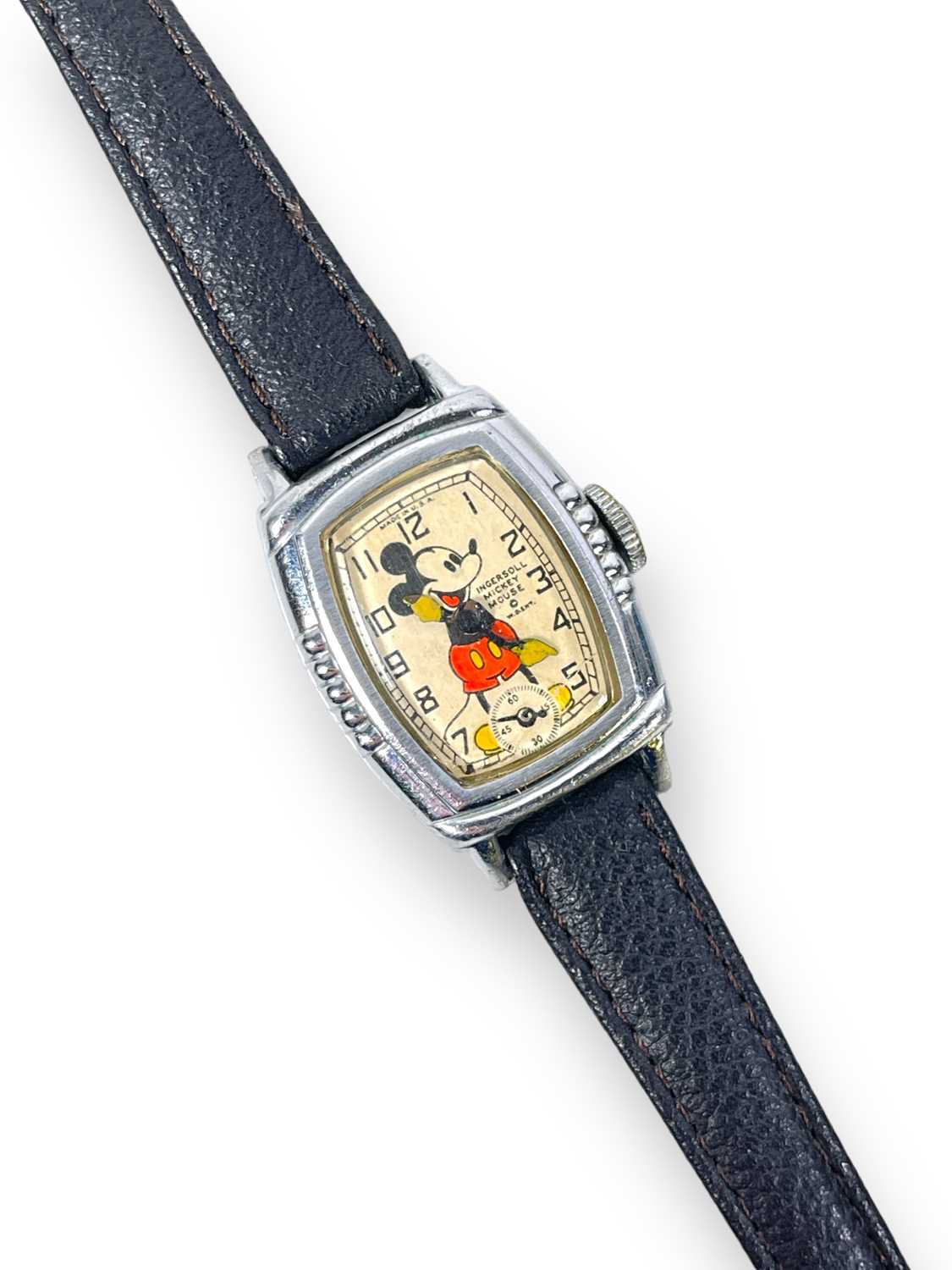 Lot 198 - WATCHES - AN ORIGINAL INGERSOLL MICKEY MOUSE