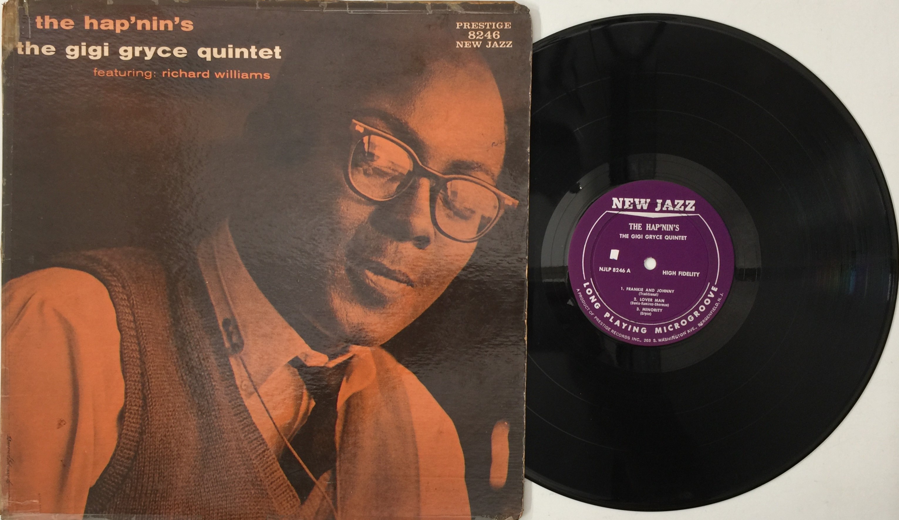 Lot 79 - THE GIGI GRYCE QUINTET - THE HAP'NIN'S LP