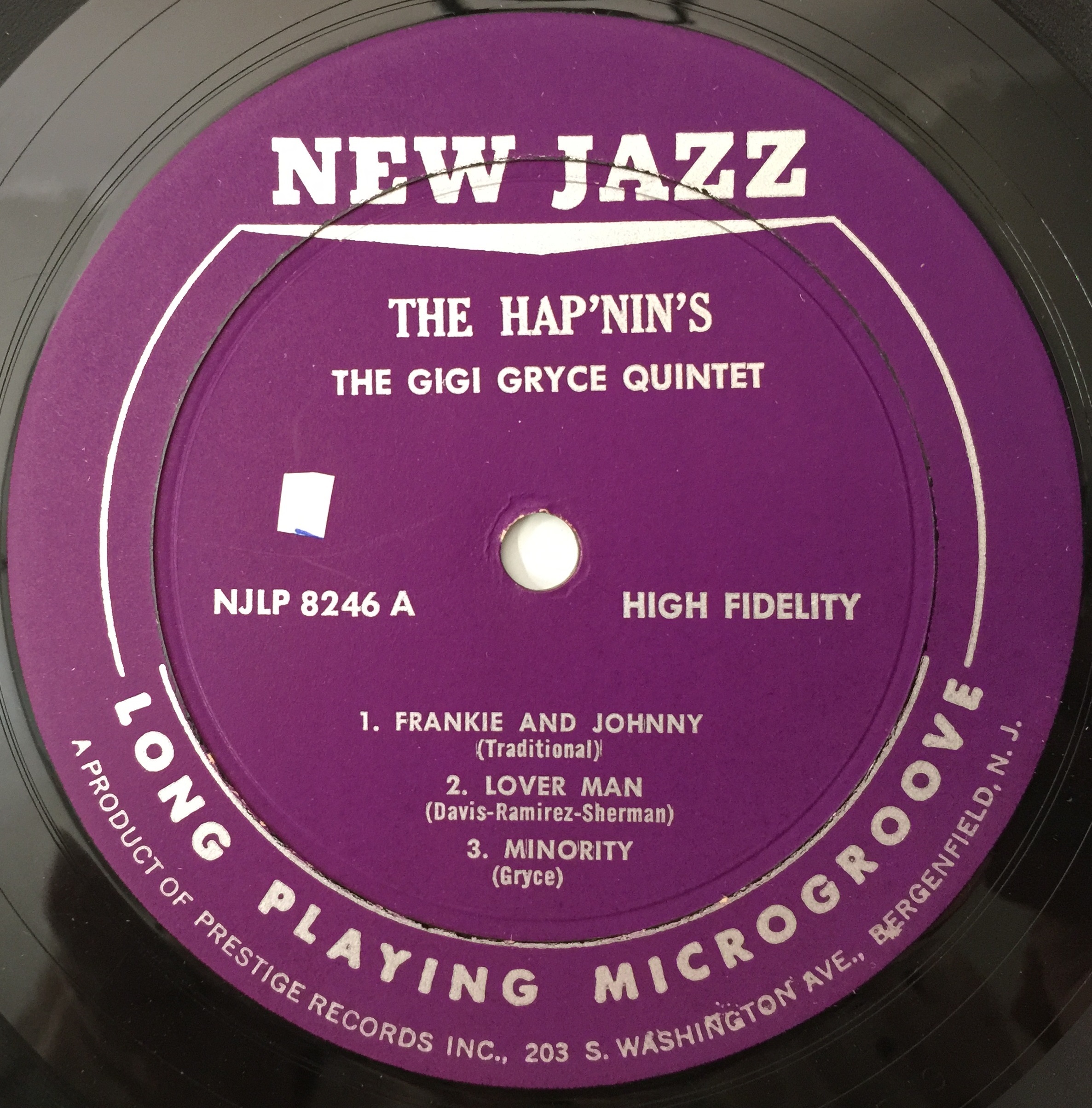 Lot 79 - THE GIGI GRYCE QUINTET - THE HAP'NIN'S LP