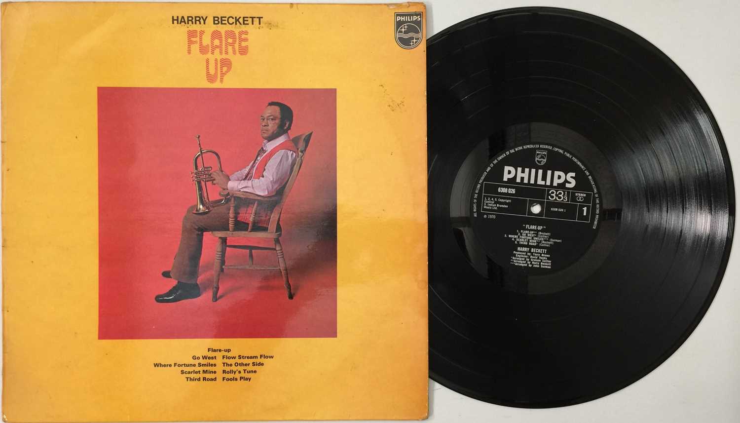 Lot 80 - HARRY BECKETT - FLARE UP LP (BOP JAZZ - UK