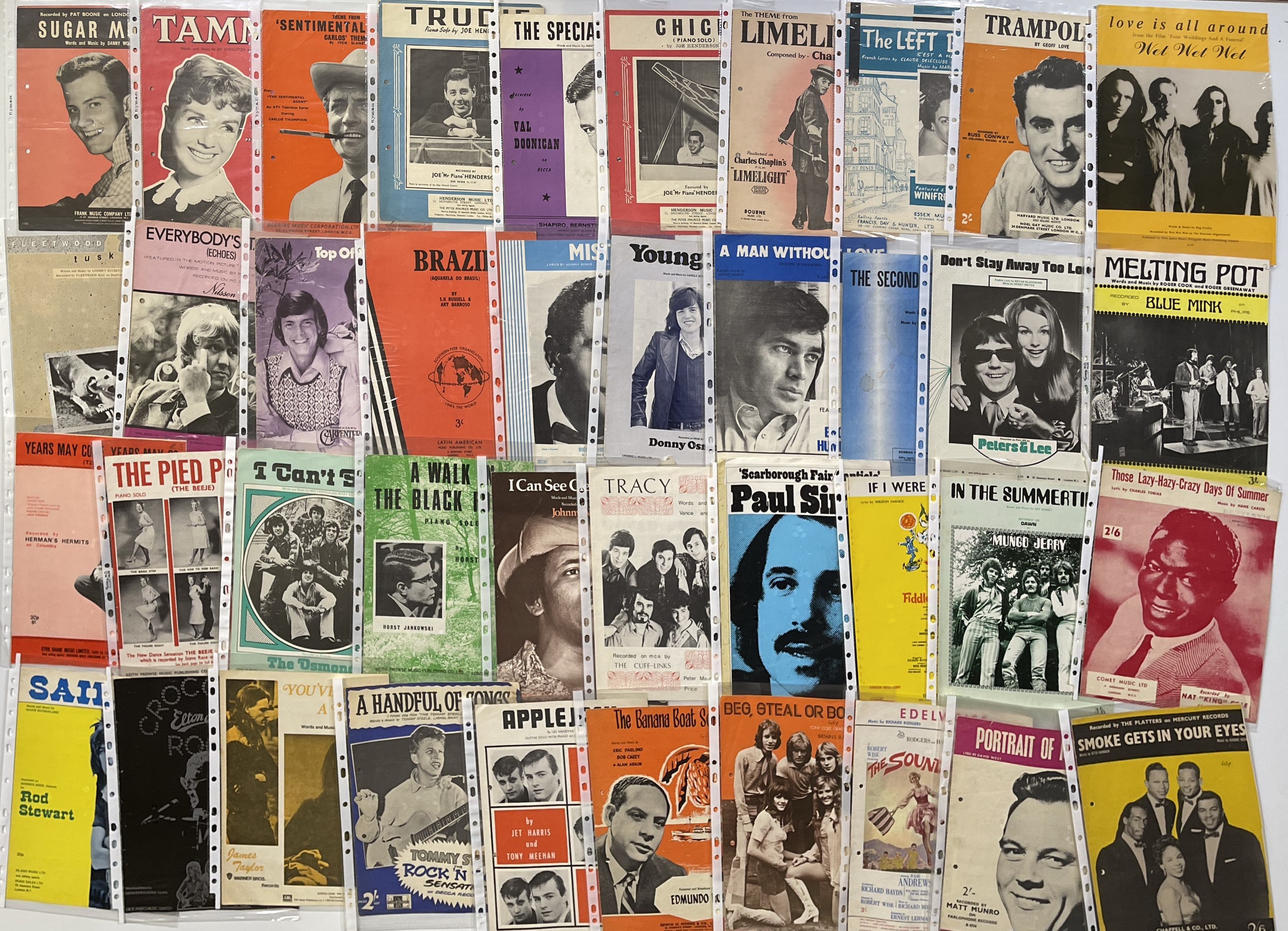 Lot 42 - SHEET MUSIC/SONGBOOK COLLECTION - 140+.