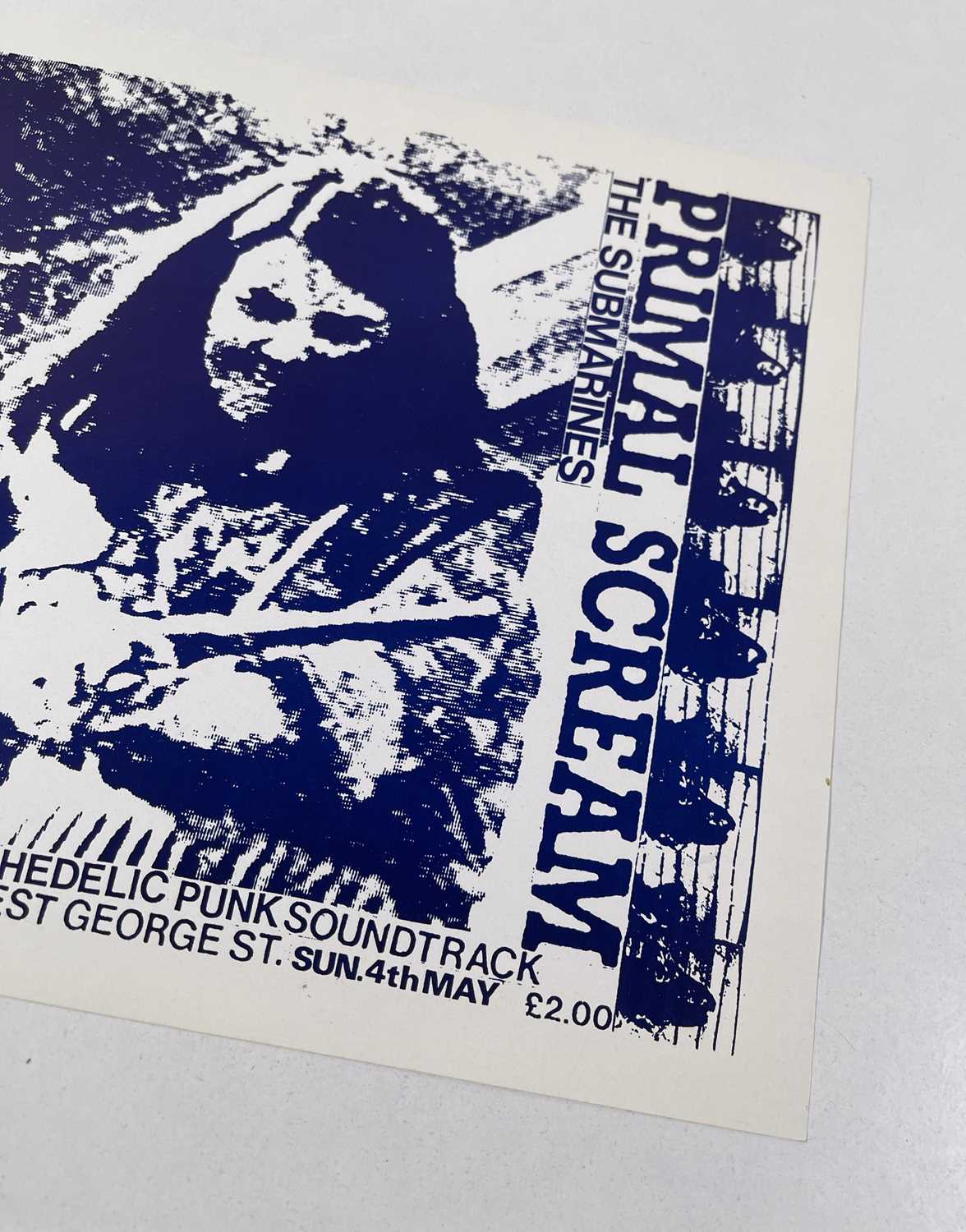 Lot 174 - PRIMAL SCREAM - SPLASH ONE POSTER 1986.