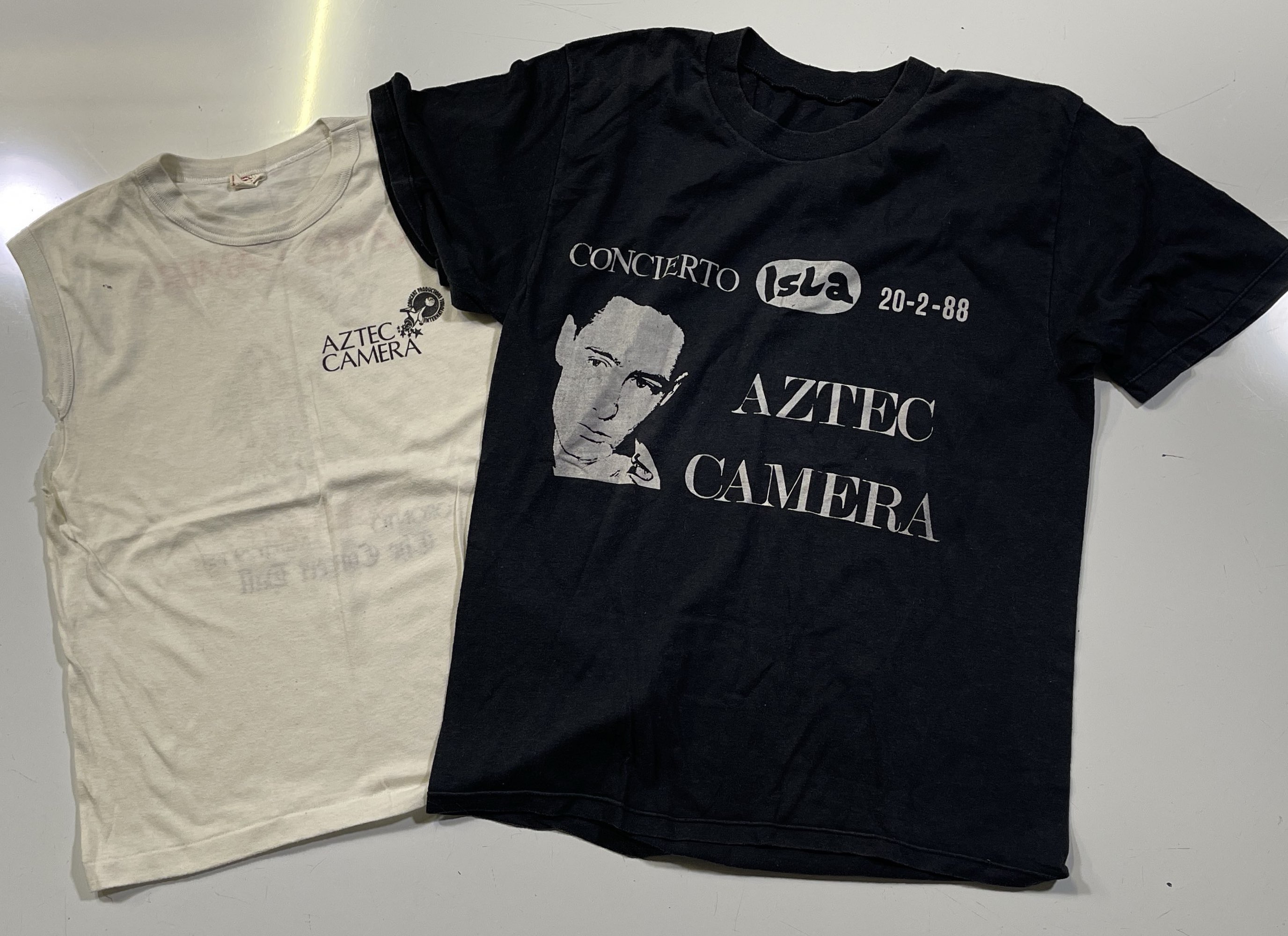 Lot 334 - AZTEC CAMERA - ORIGINAL C 1980S T-SHIRTS.