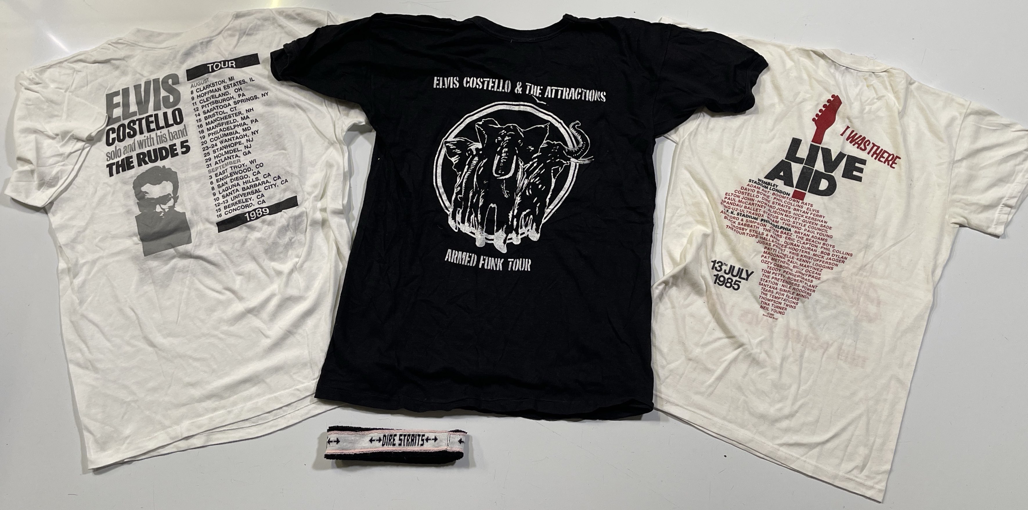 Lot 335 - 1970S/1980S CONCERT / TOUR T-SHIRTS INC