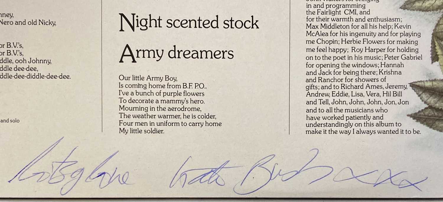 Lot 293 - KATE BUSH SIGNED LP