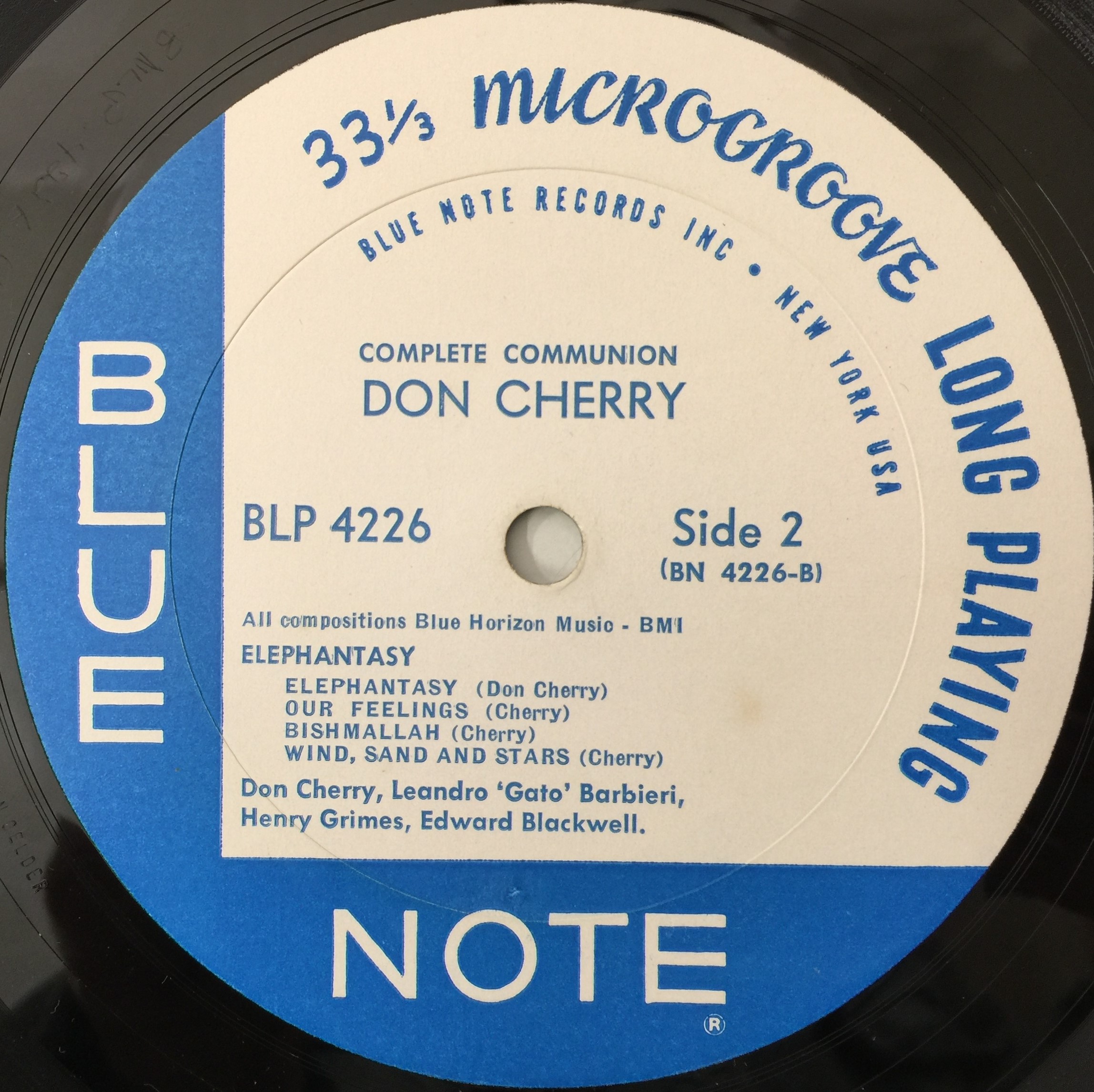 Lot 128 - DON CHERRY - BLUE NOTE LP RARITIES