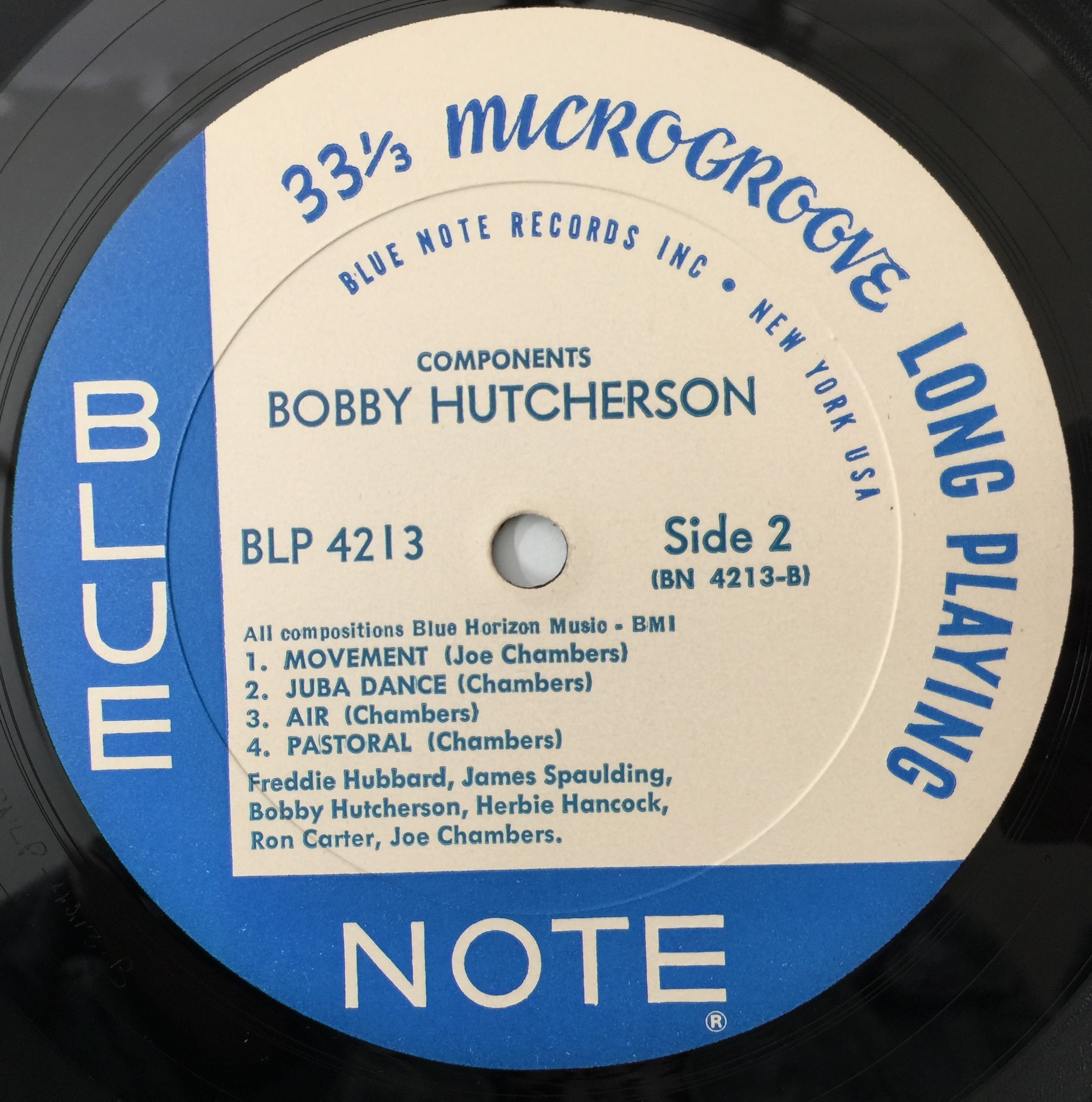 Lot 37 - BOBBY HUTCHERSON - COMPONENTS LP (BLUE NOTE
