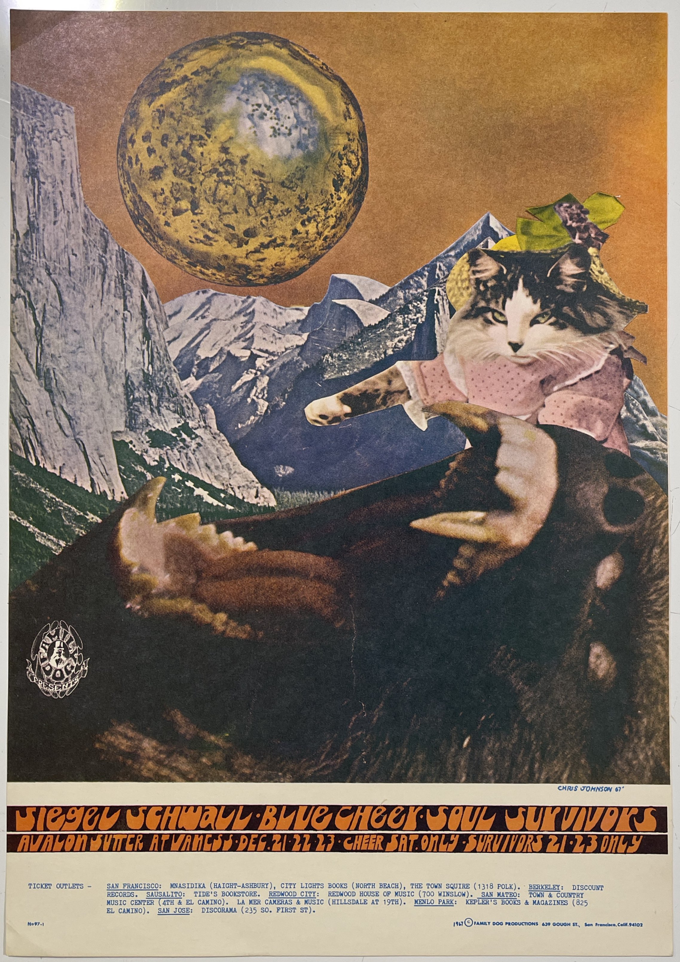 Lot 179 - SAN FRANCISCO - FAMILY DOG POSTER - SIEGEL