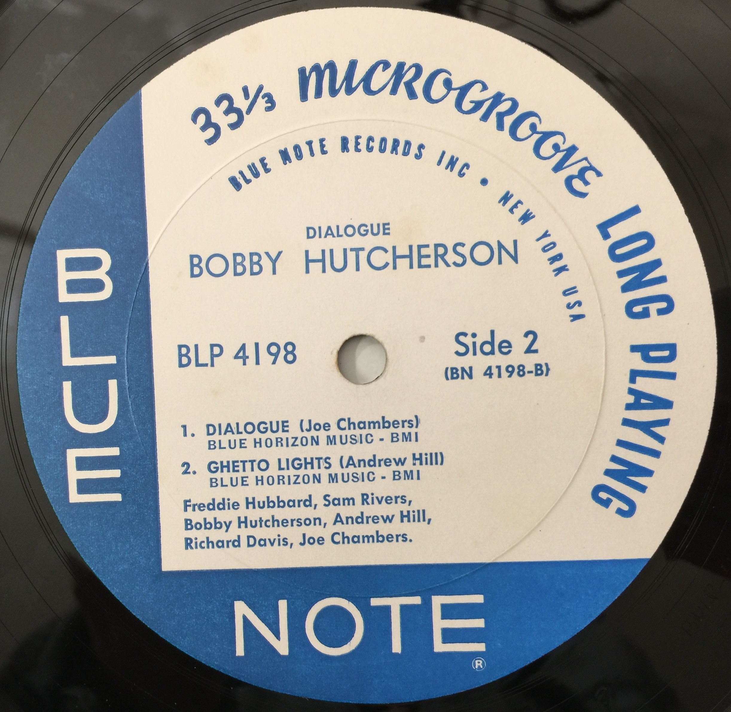 Lot 39 - BOBBY HUTCHERSON - DIALOGUE LP (BLUE NOTE