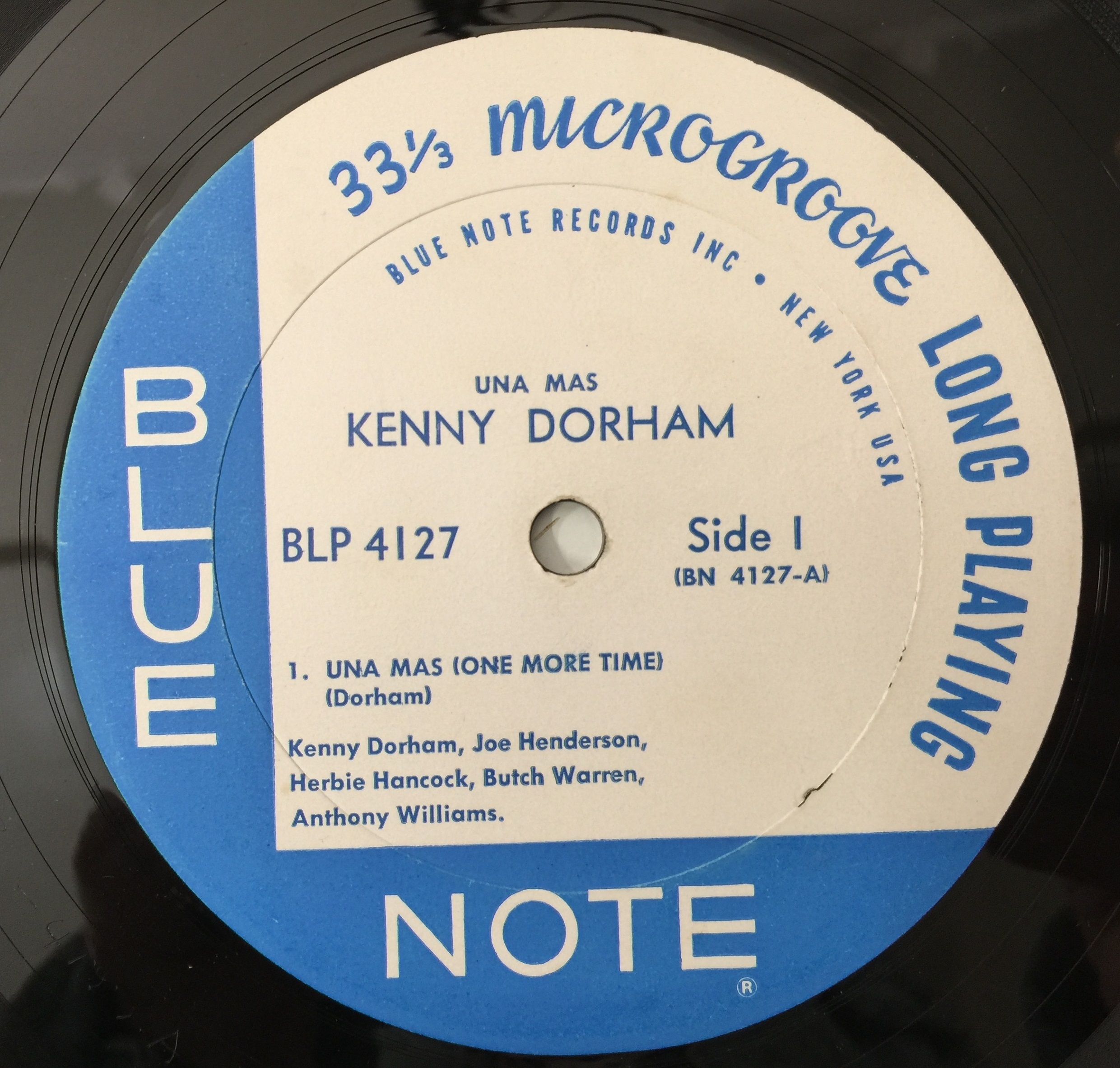 Lot 42 - KENNY DORHAM - UNA MAS LP (BLUE NOTE 4127