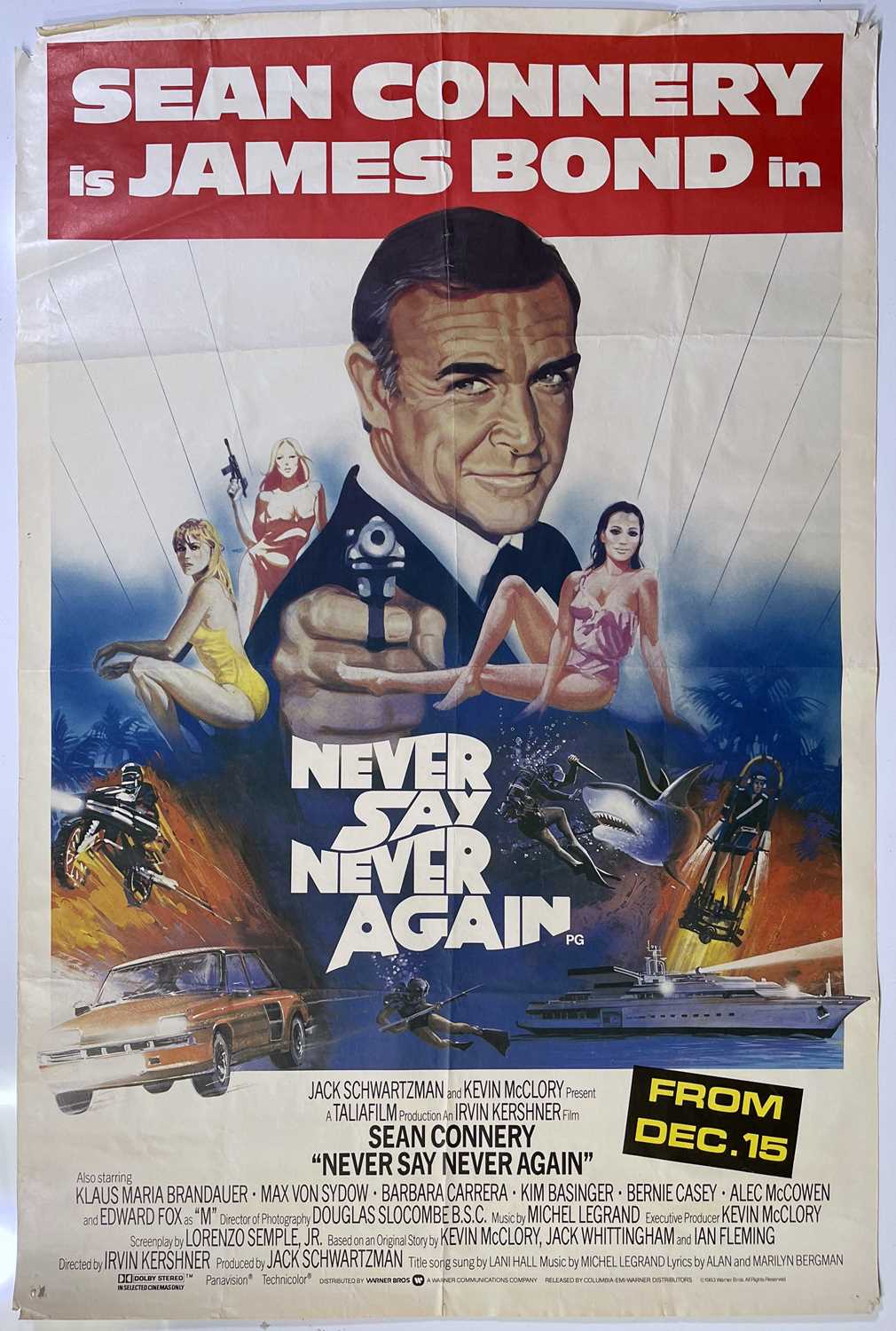 Lot 281 - JAMES BOND - NEVER SAY NEVER AGAIN (`1983)