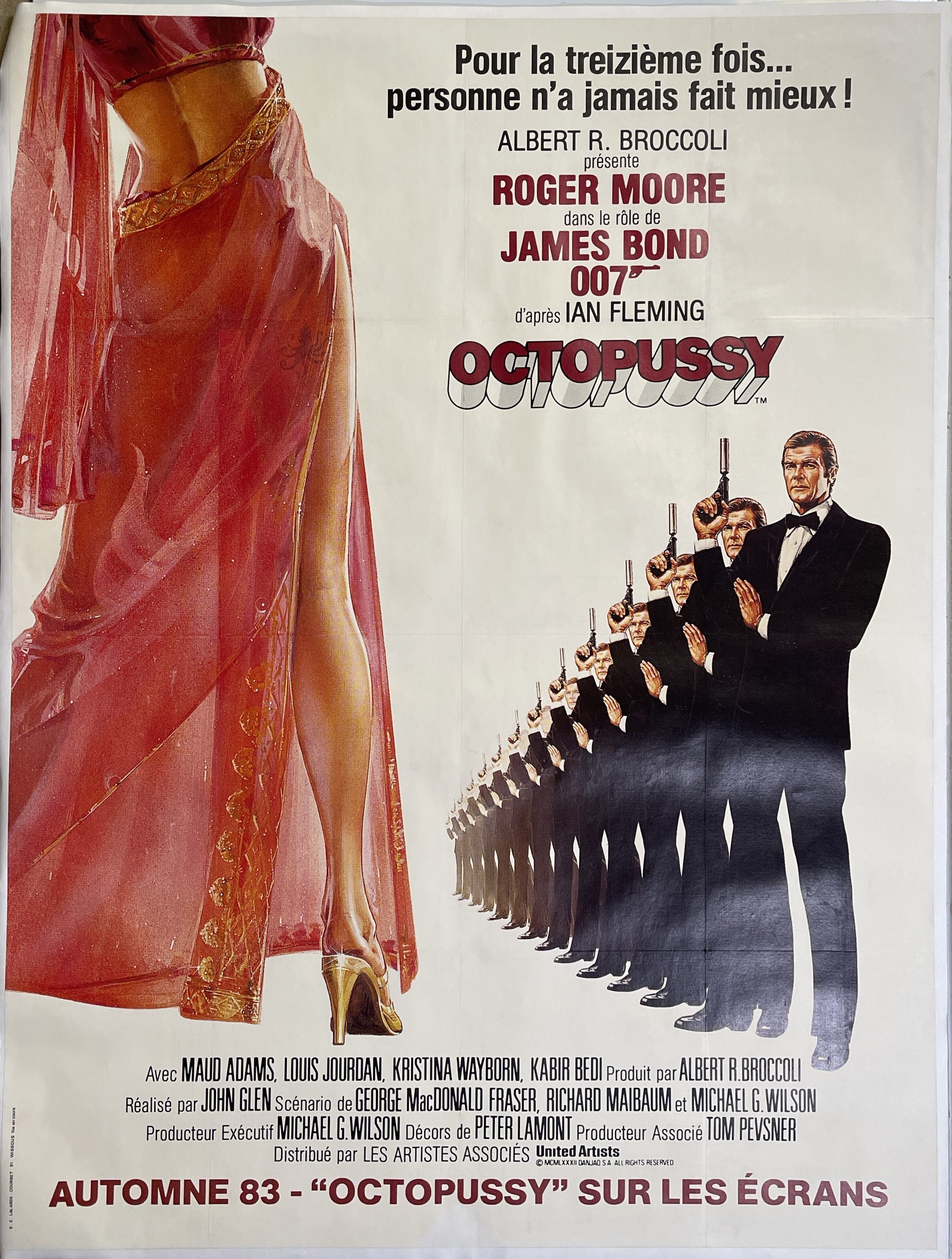 Lot 266 - JAMES BOND - OCTOPUSSY (1983) - FRENCH