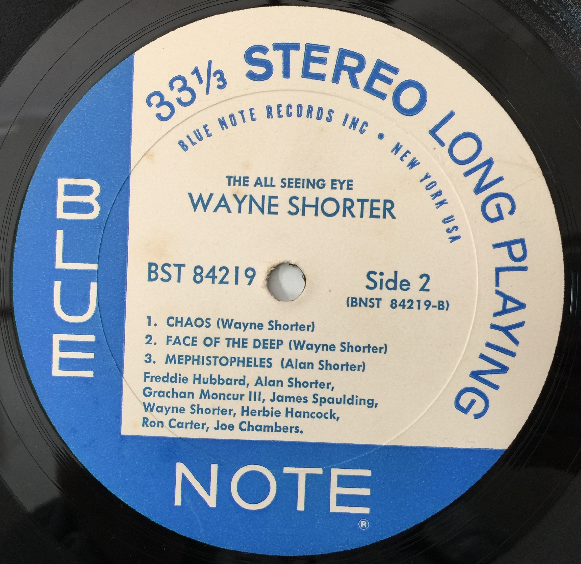 Lot 46 - WAYNE SHORTER - THE ALL SEEING EYE (BST 84219