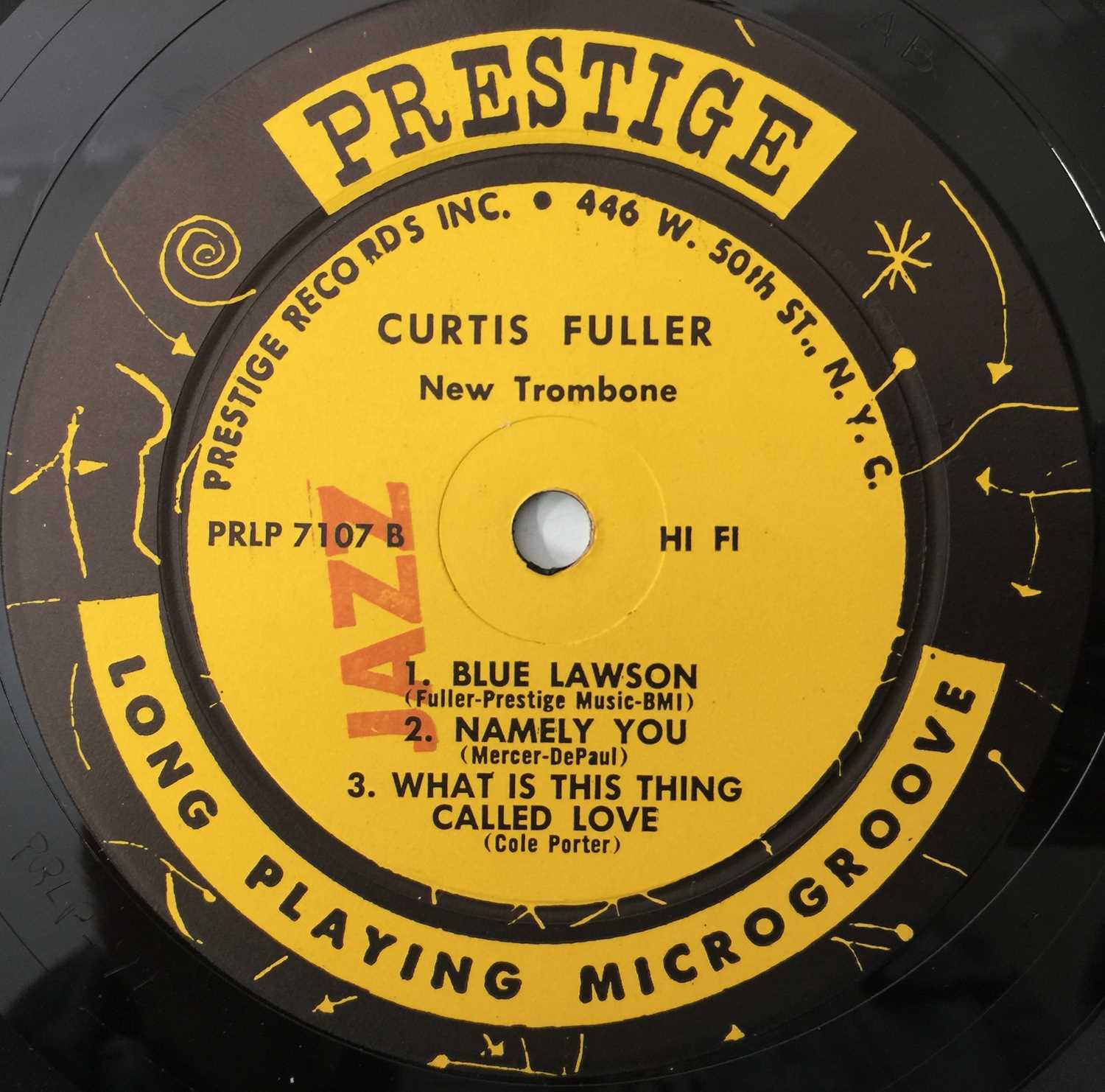 Lot 49 - CURTIS FULLER - NEW TROMBONE LP (PRESTIGE