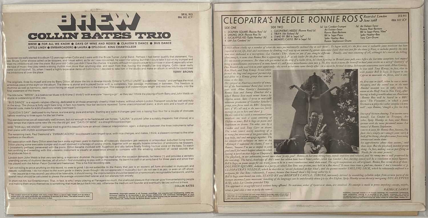 Lot 143 - RONNIE ROSS/COLIN BATES - 1968 FONTANA JAZZ