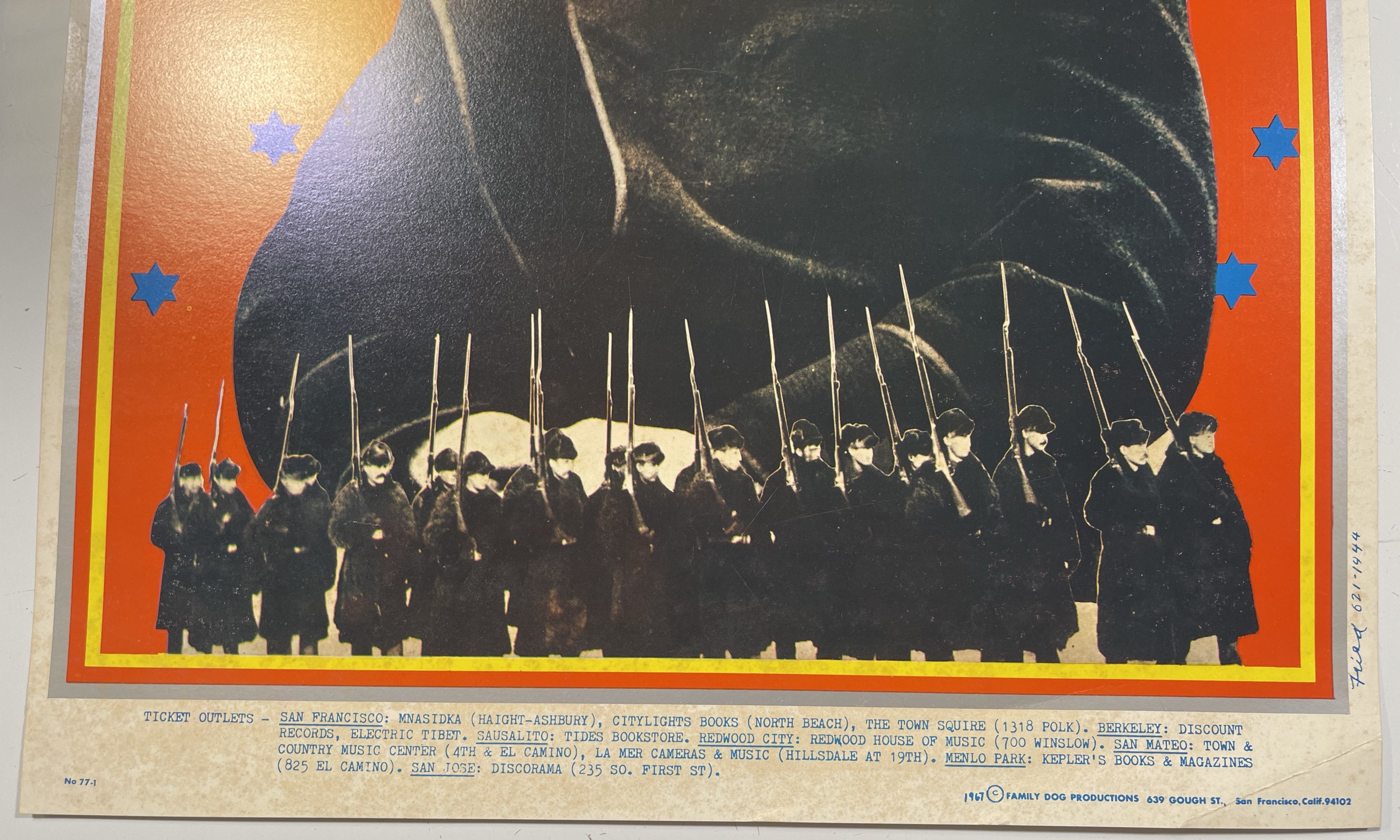 Lot 197 - SAN FRANCISCO / PSYCH POSTER - BIG BROTHER