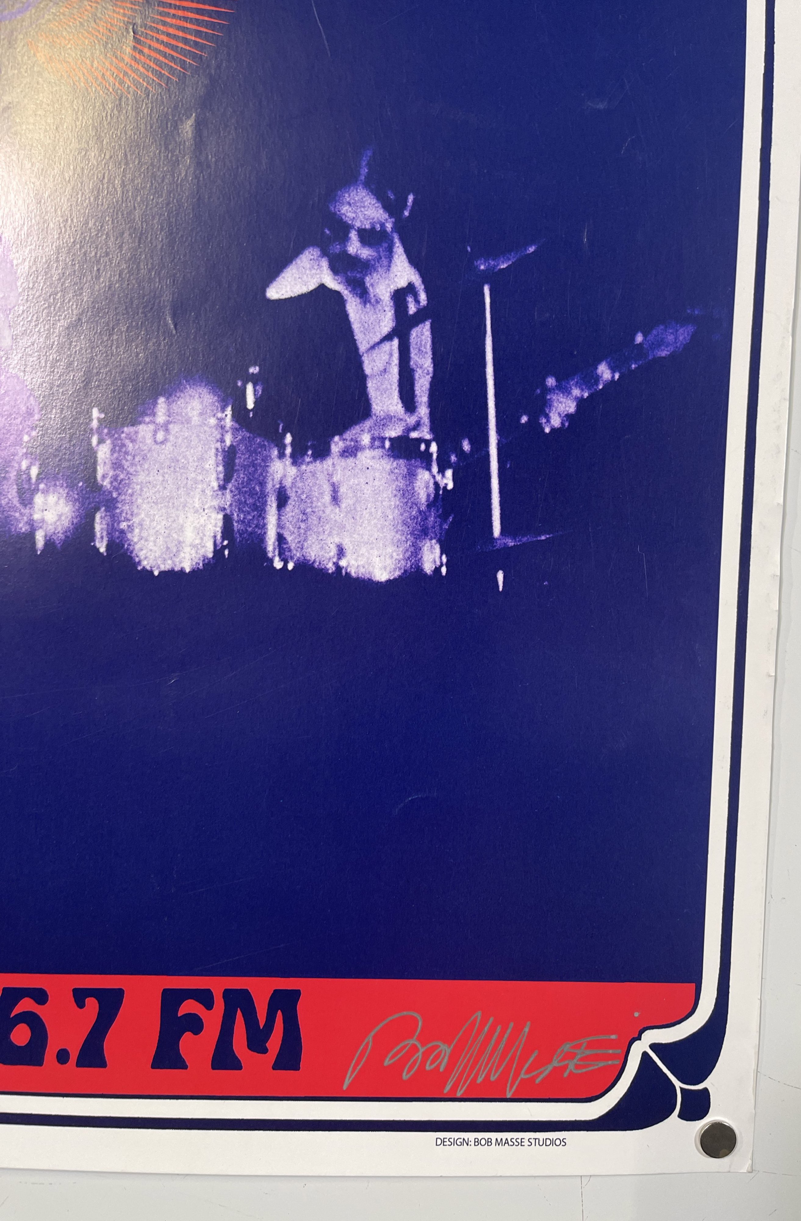 Lot 199 - CREAM - BOB MASSE SIGNED POSTER.