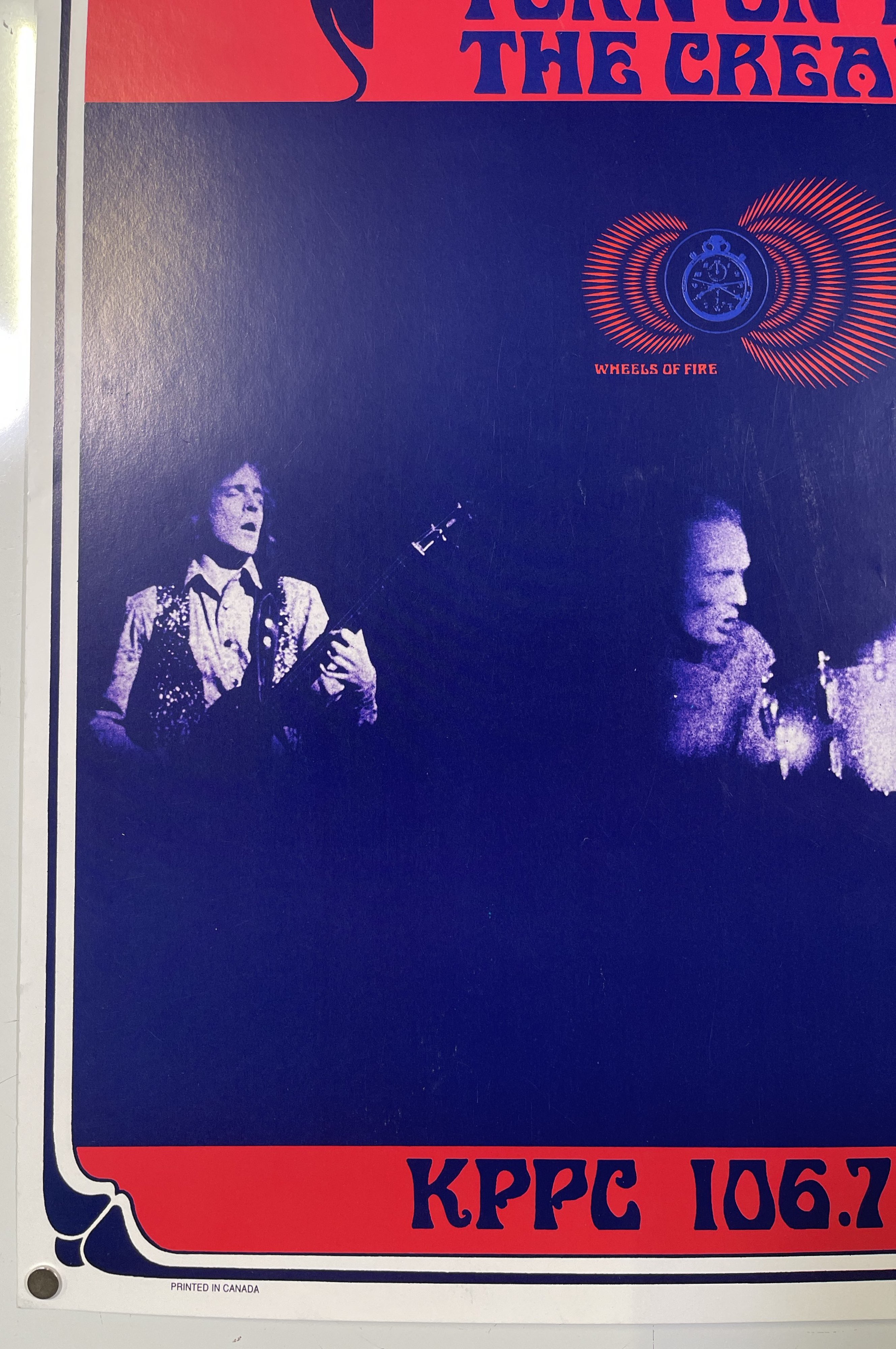 Lot 199 - CREAM - BOB MASSE SIGNED POSTER.