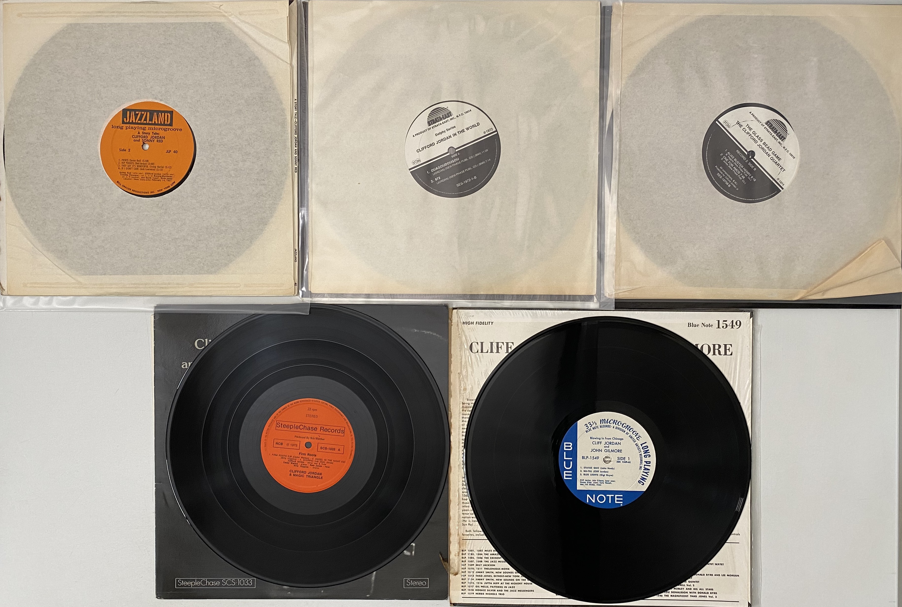 Lot 152 - CLIFFORD JORDAN - LP COLLECTION (INCLUDING