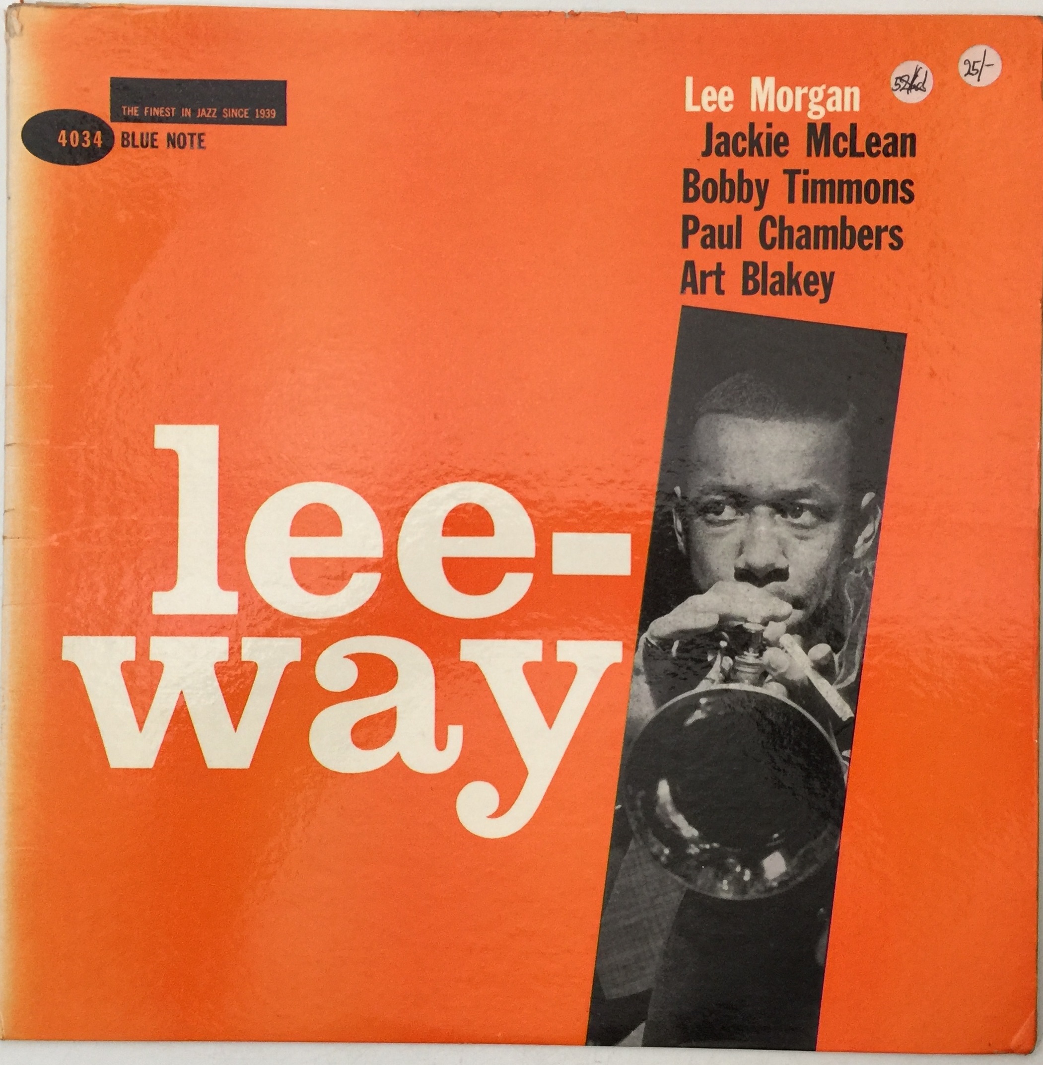 Lot 156 - LEE MORGAN - LEE-WAY LP (ORIGINAL US BLUE