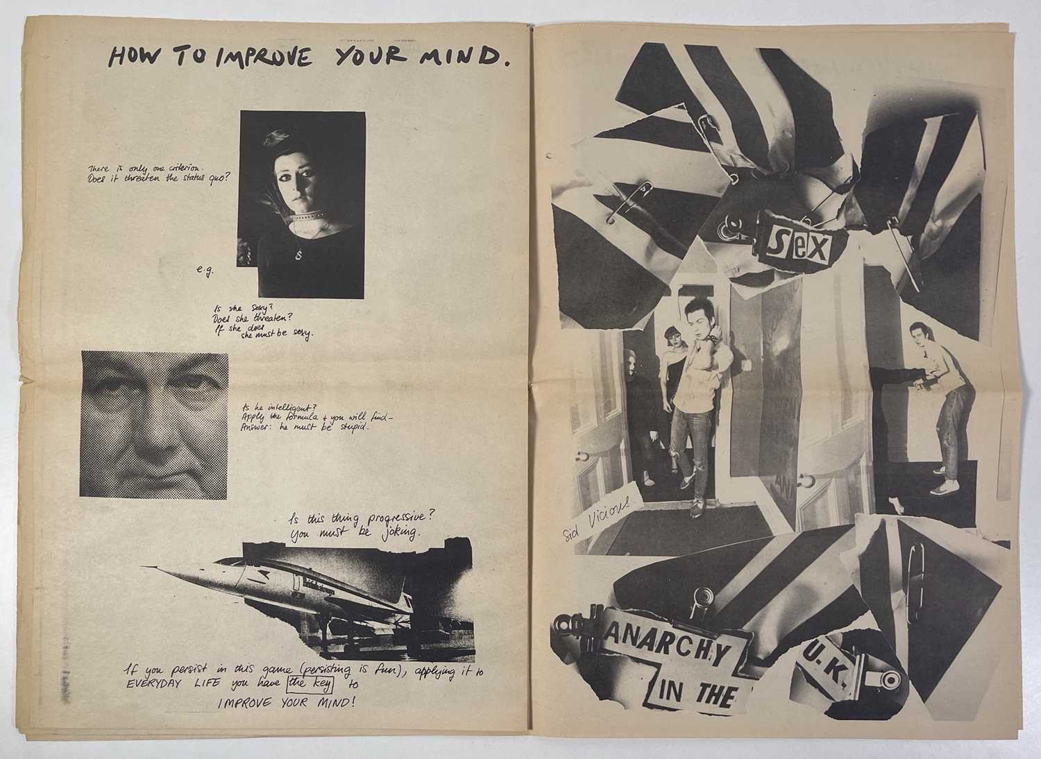 Lot 74 The Sex Pistols Original Anarchy Fanzine