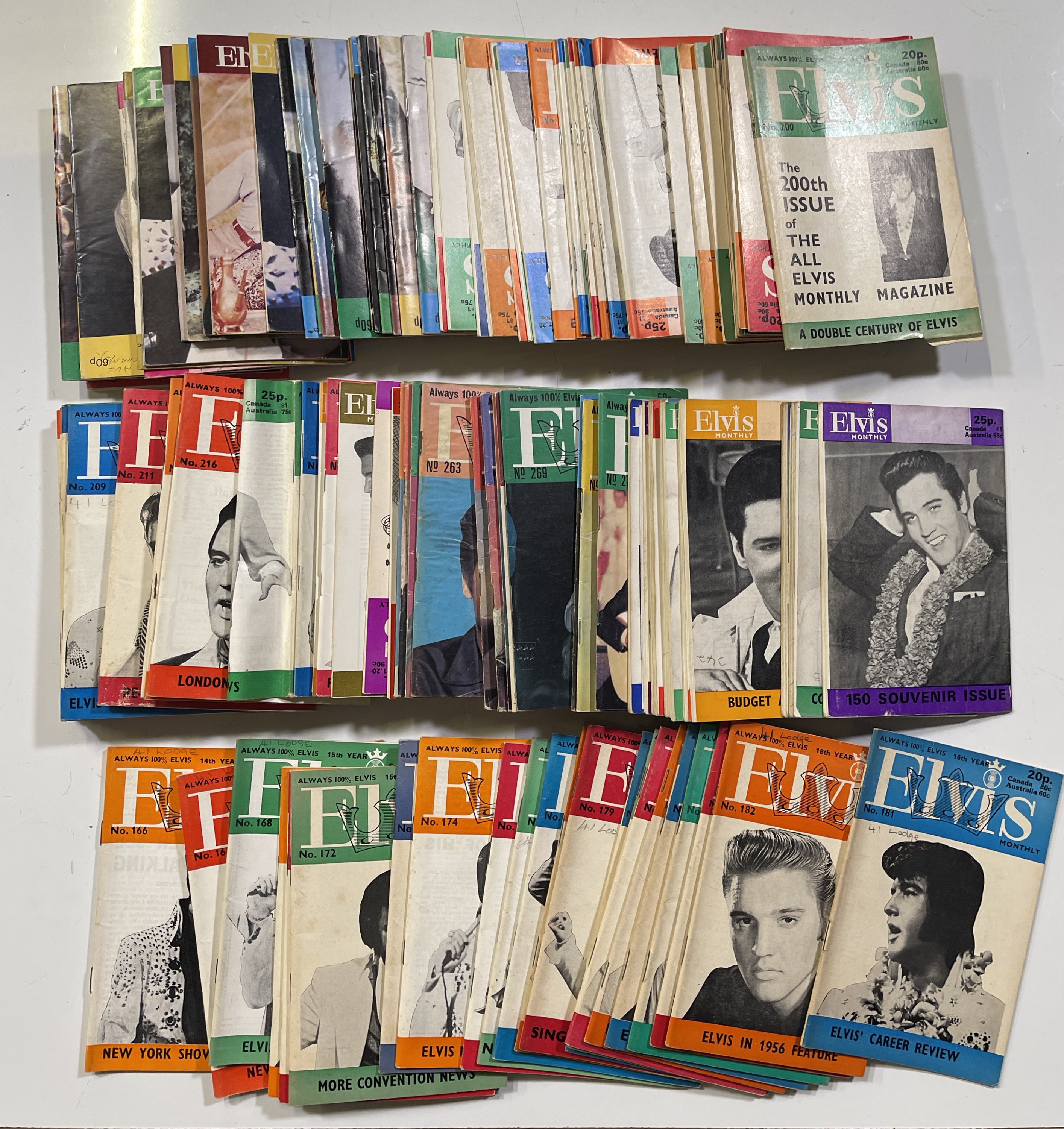 Lot 120 - POP AND ROCK PROGRAMME COLLECTION - TO INC