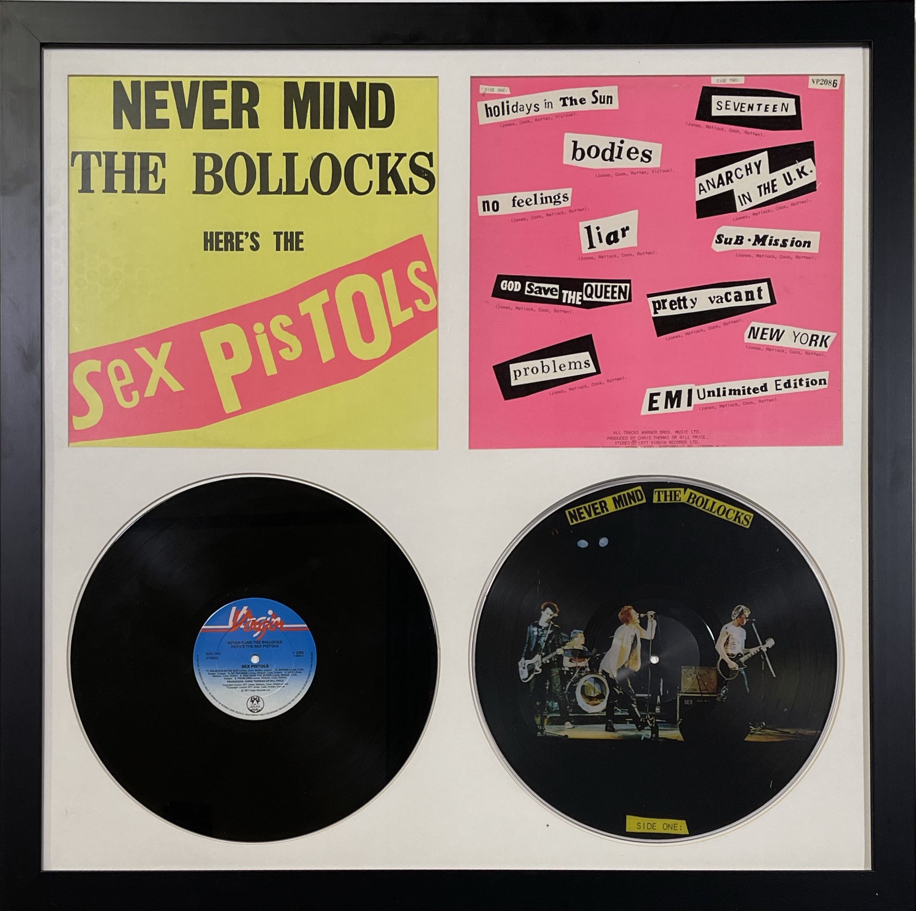 Lot 71 The Sex Pistols Absolut Vodka Poster Nmtb