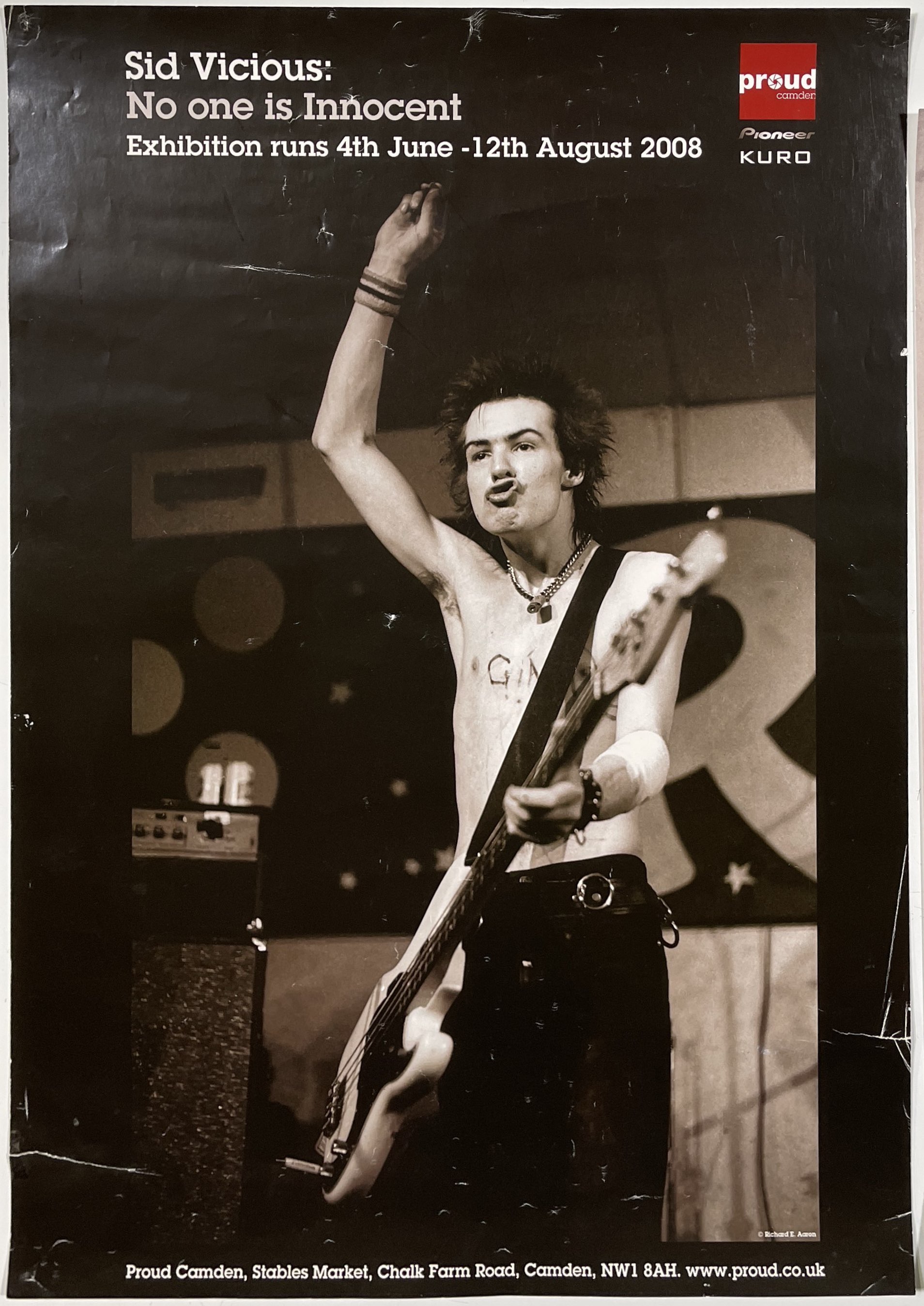 Lot 592 - THE SEX PISTOLS - SID VICIOUS POSTERS INC