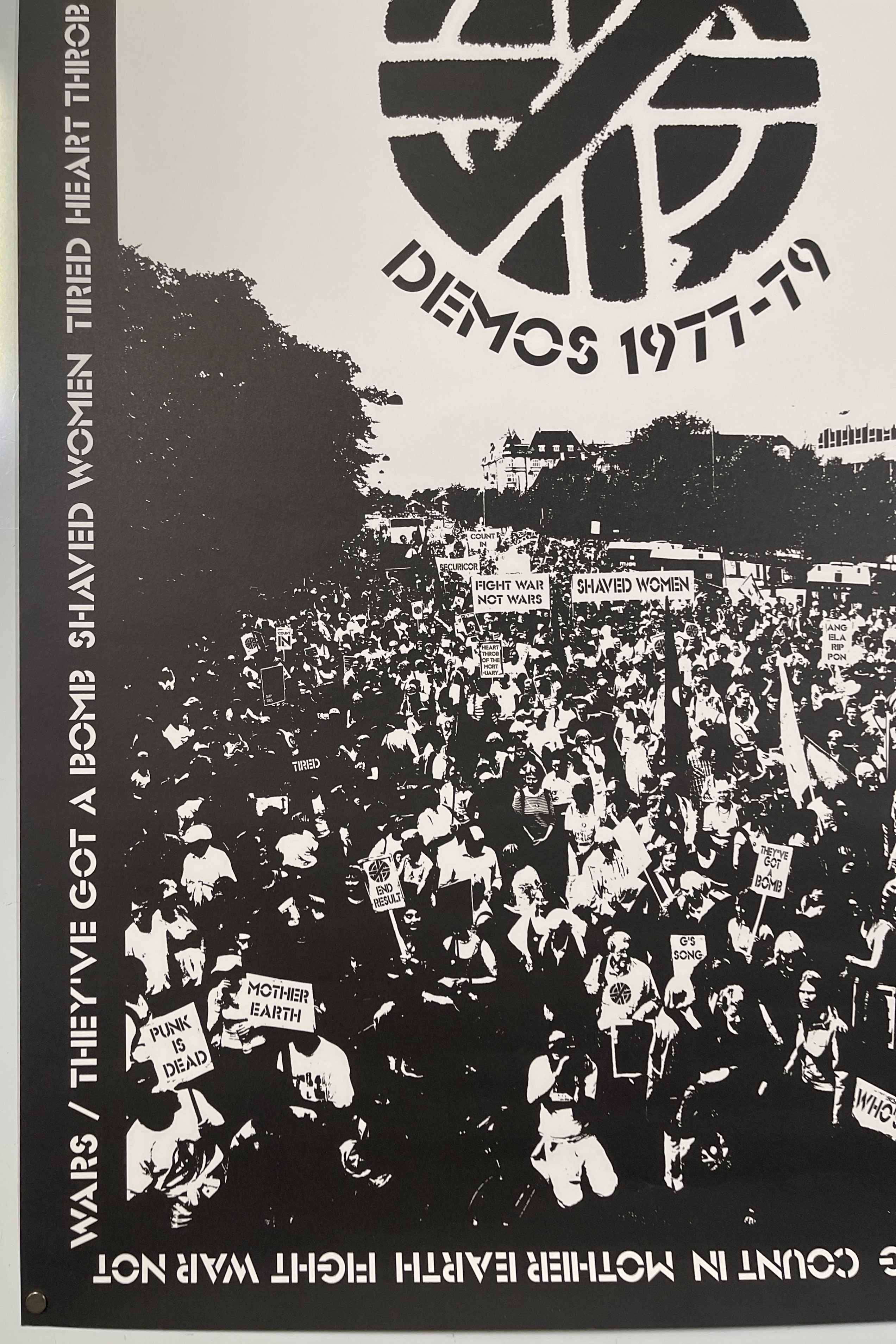 Lot 33 - CRASS - DEMOS 1977-79 POSTER.
