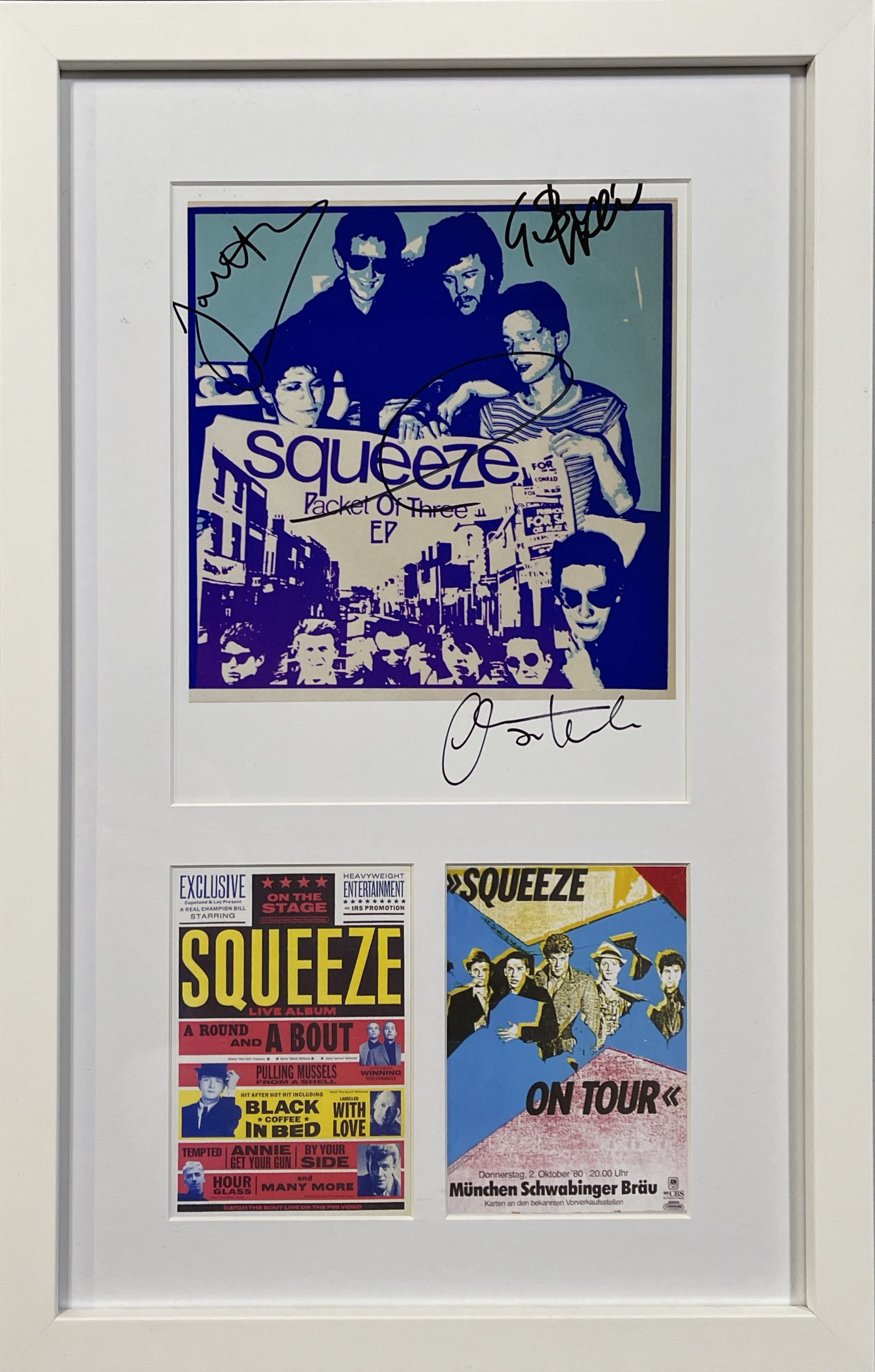 Lot 297 - BIG COUNTRY / SQUEEZE / MANFRED MANN SIGNED