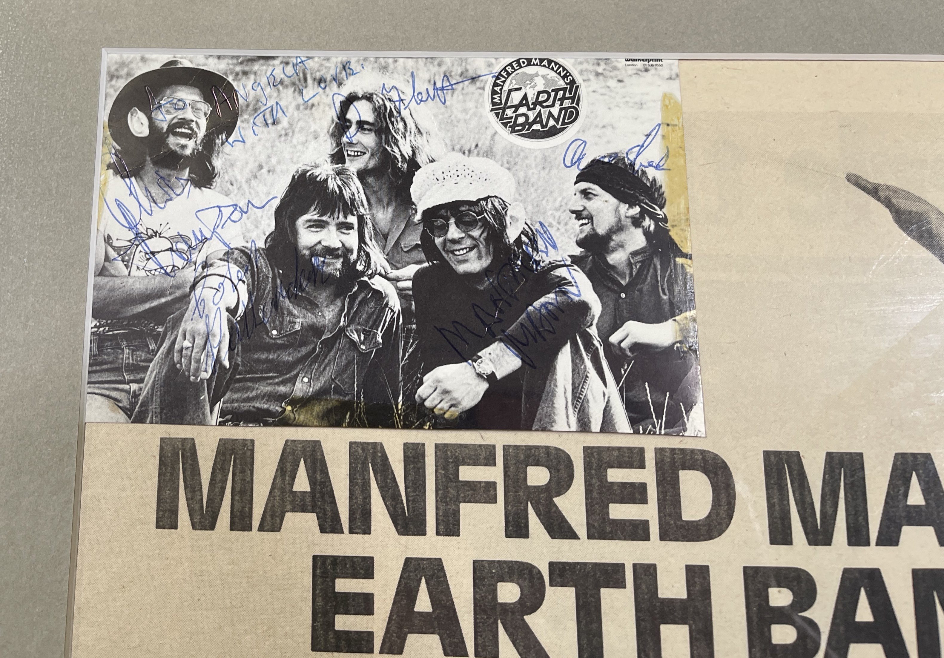 Lot 297 - BIG COUNTRY / SQUEEZE / MANFRED MANN SIGNED