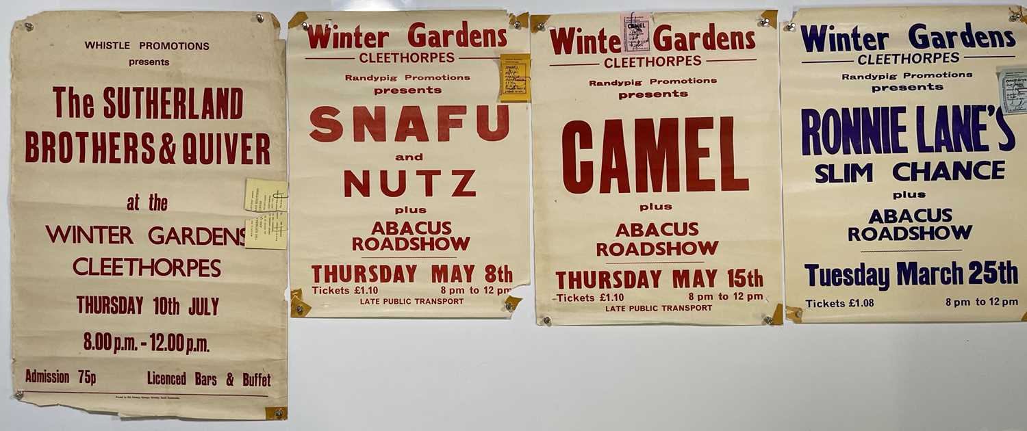 Lot 206 - 1970S CONCERT POSTERS INC CAMEL / RONNIE