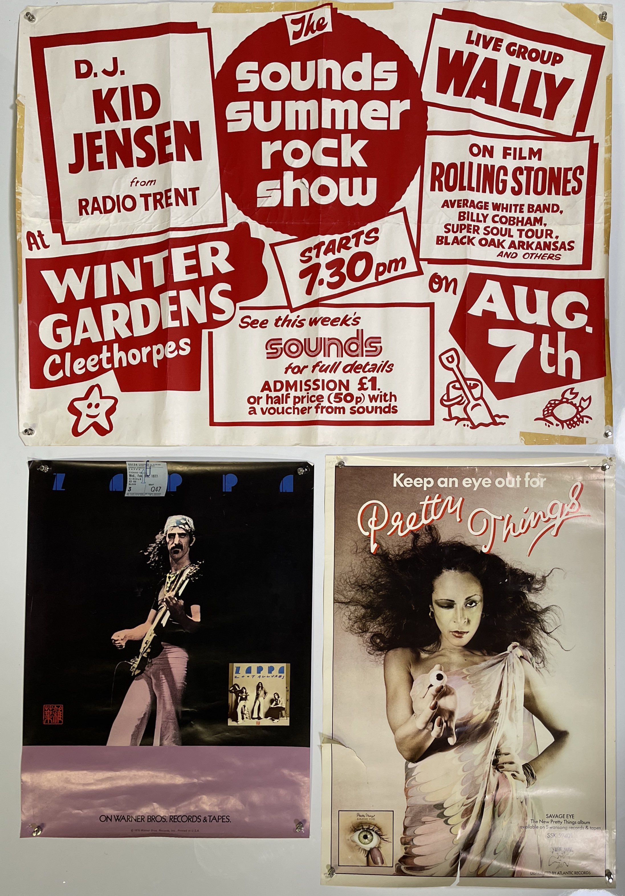 Lot 208 - 1970S POSTER COLLECTION INC CONCERT / PROMO