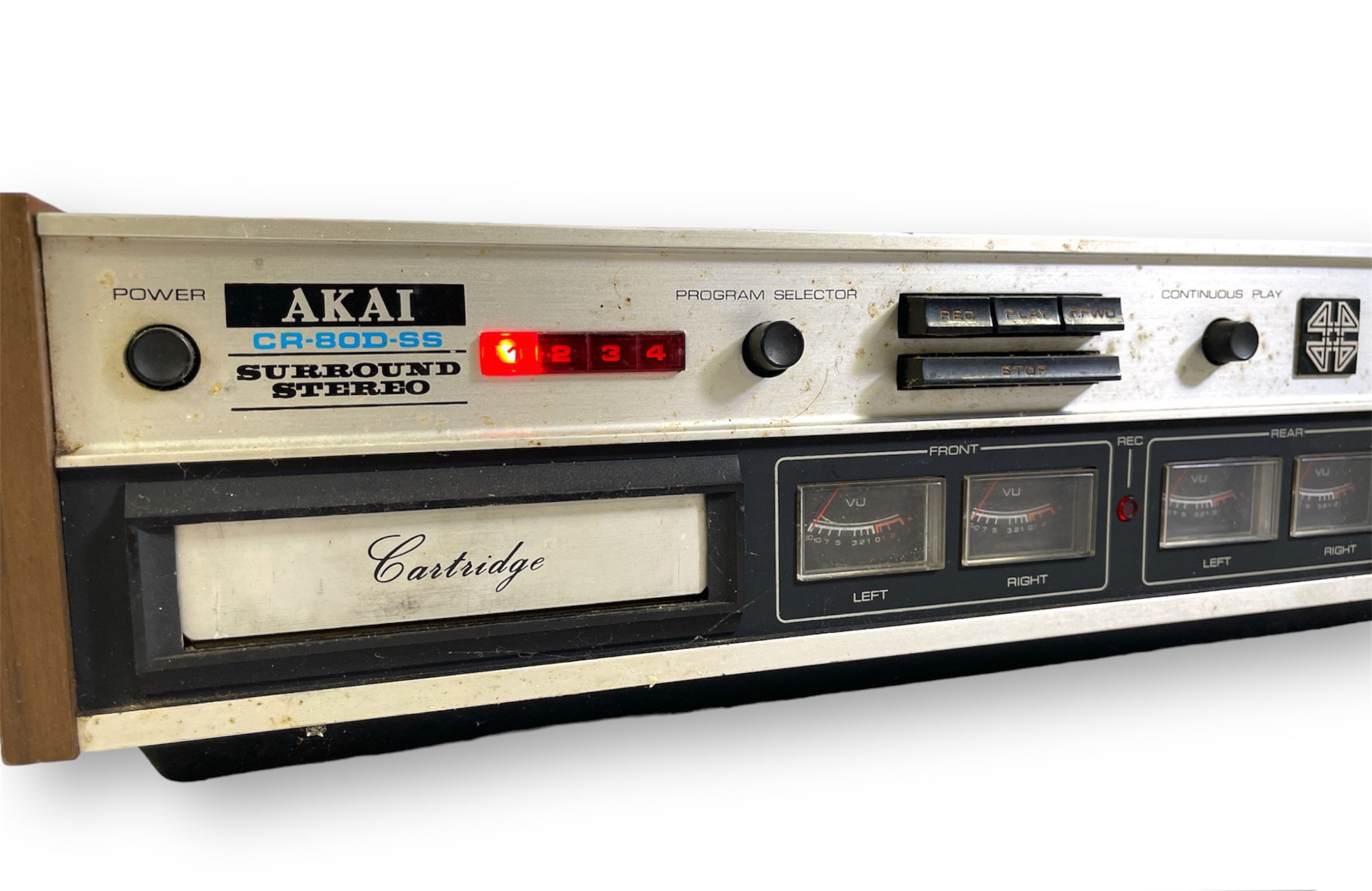 Lot 16 - AKAI CR-80D-SS 8-TRACK STEREO TAPE RECORDER.