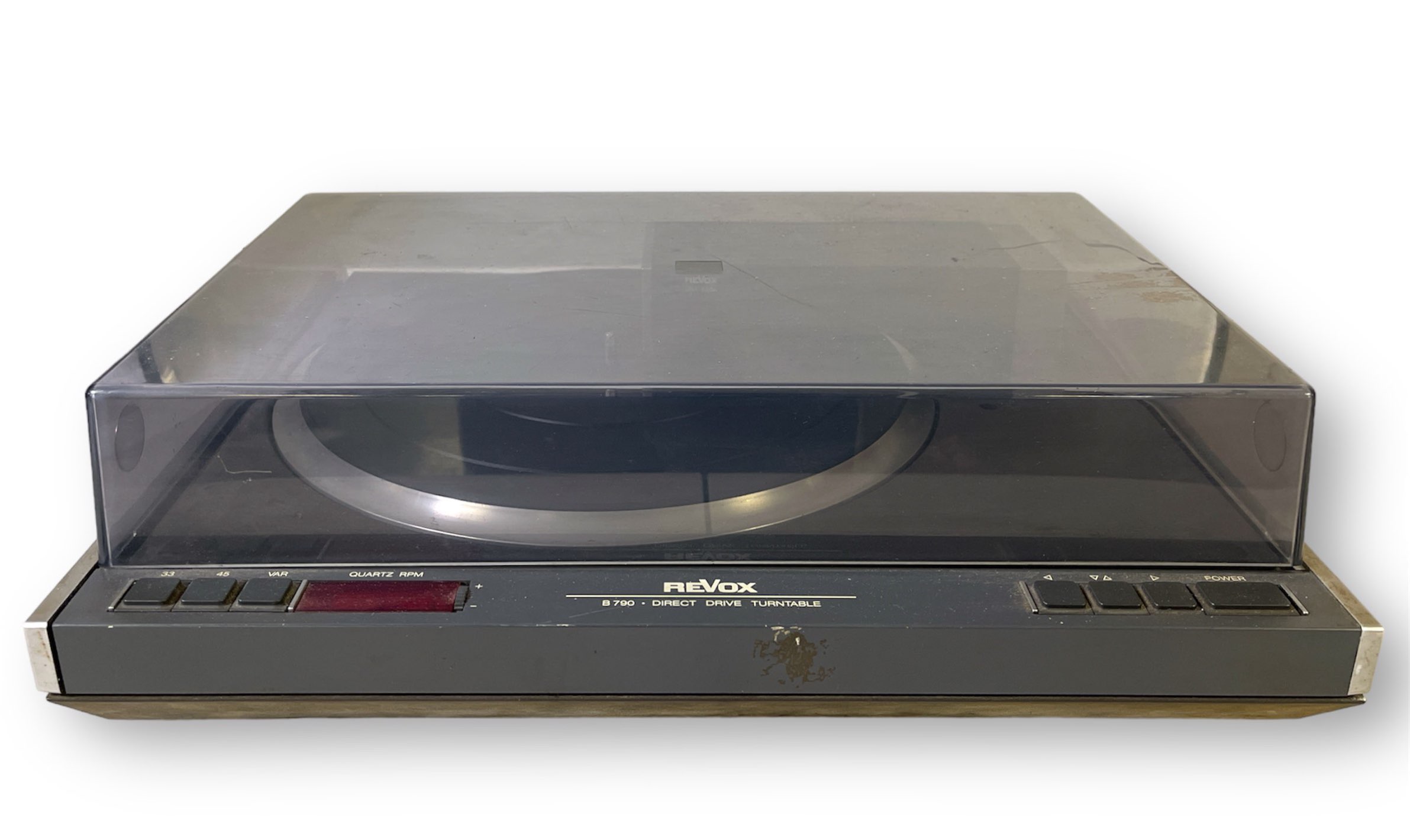 Lot 22 - REVOX B790 DIRECT DRIVE TURNTABLE.