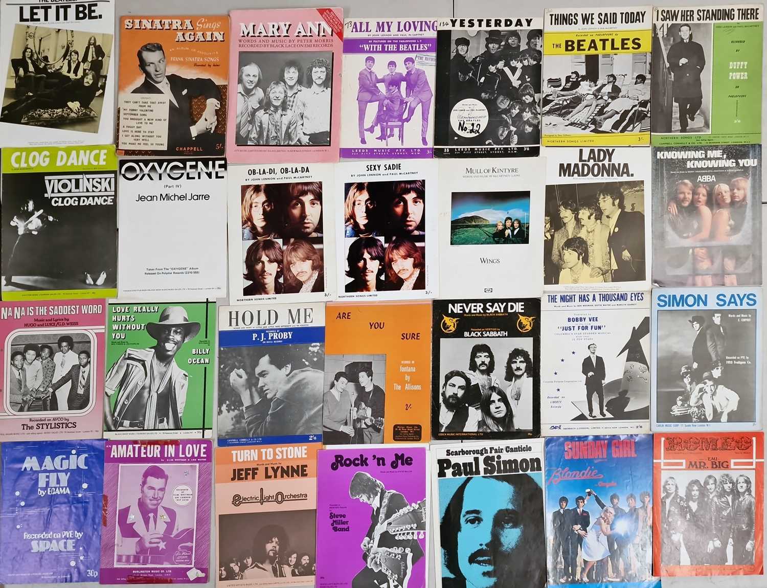 Lot 89 - SONGBOOK/SHEET MUSIC COLLECTION.