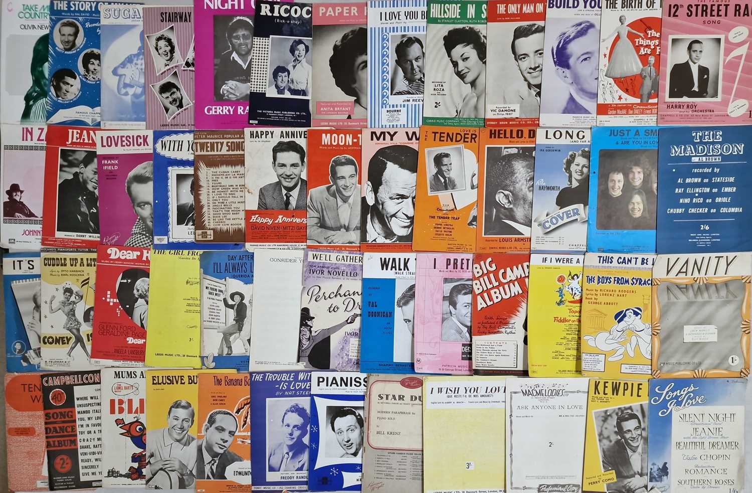 Lot 89 - SONGBOOK/SHEET MUSIC COLLECTION.