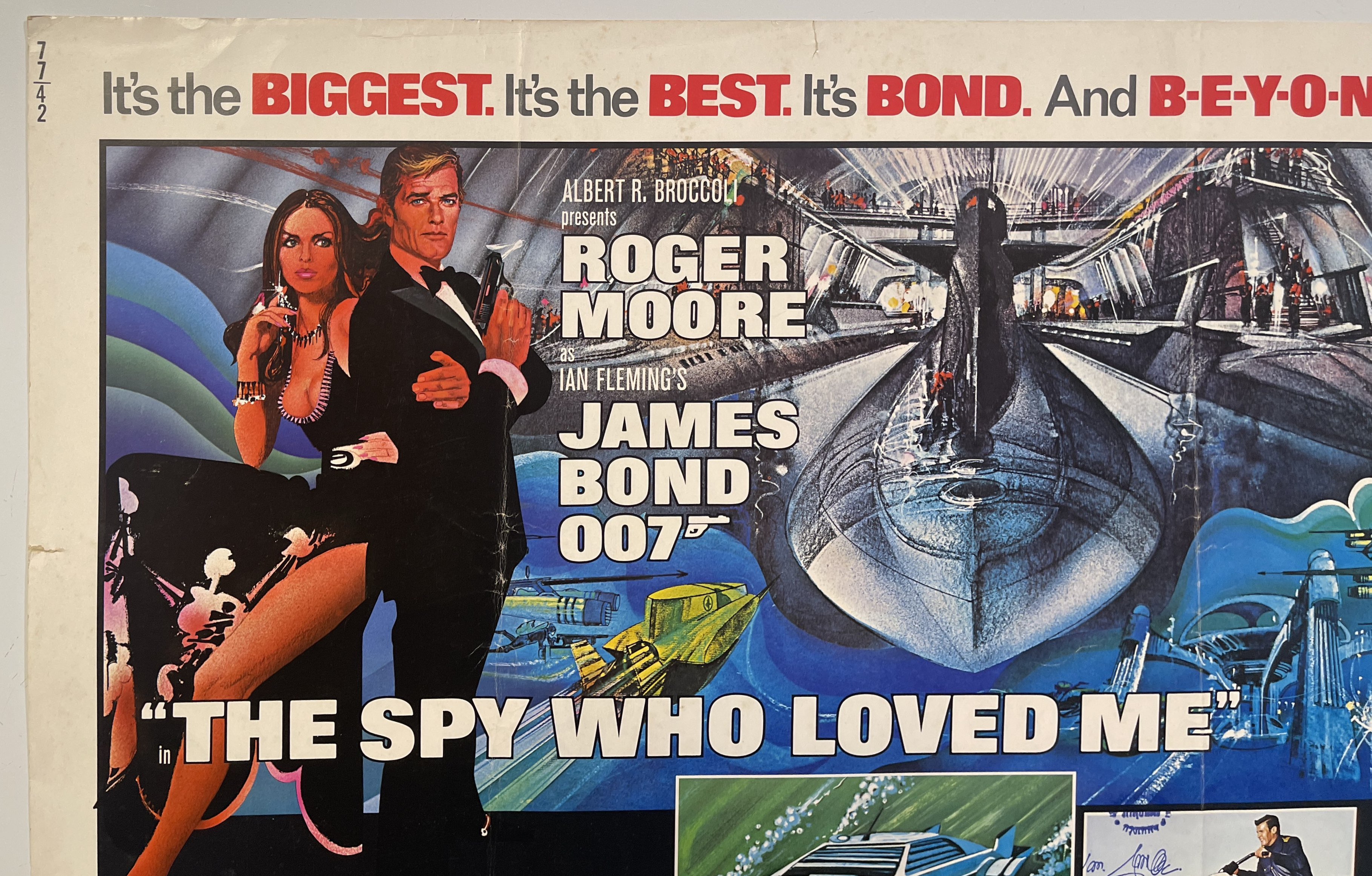 Lot 226 - JAMES BOND - THE SPY WHO LOVED ME (1977)