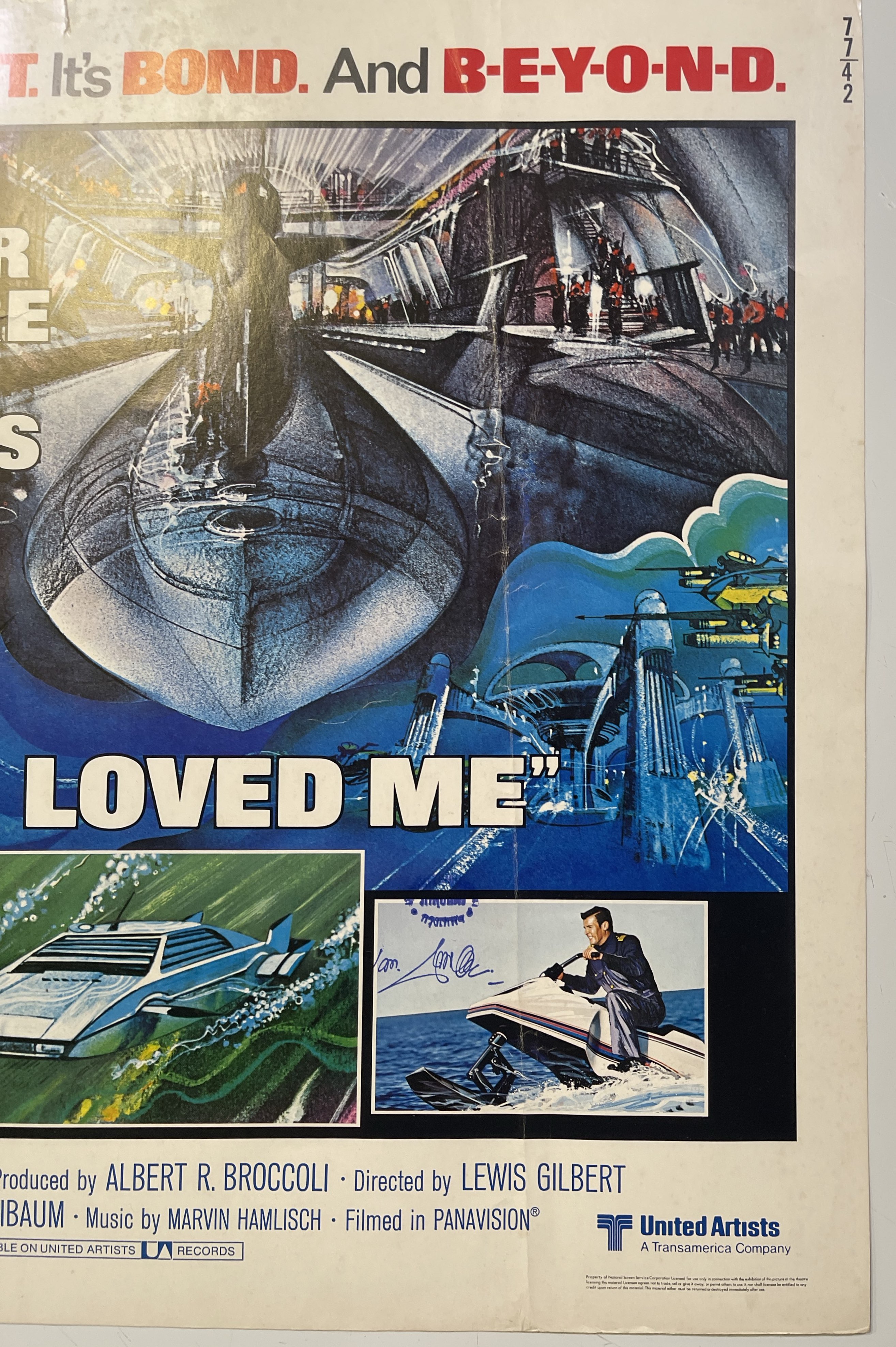 Lot 226 - JAMES BOND - THE SPY WHO LOVED ME (1977)