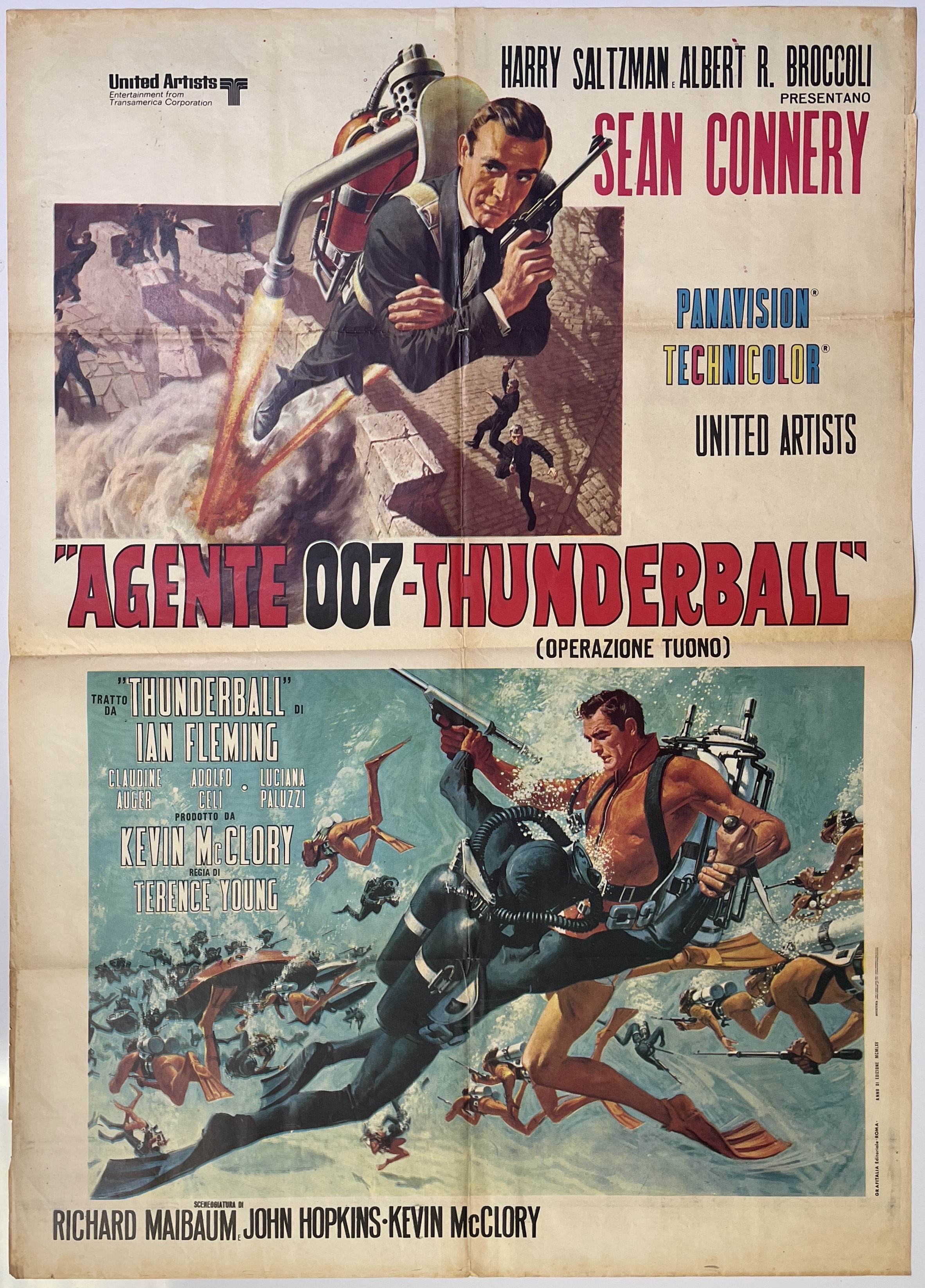 Lot 116 - JAMES BOND - THUNDERBALL (1965) - ORIGINAL