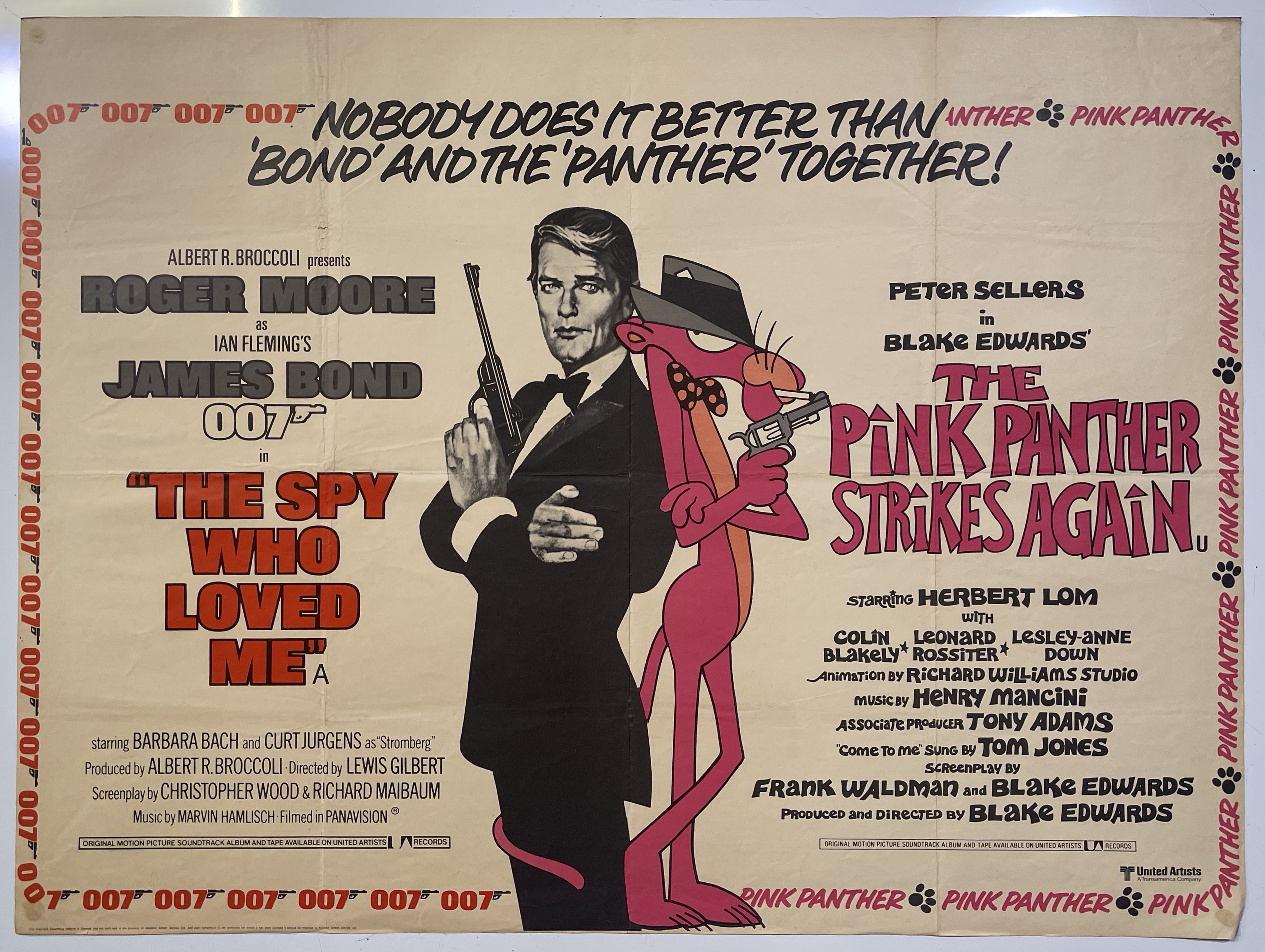 Lot 228 - JAMES BOND / PINK PANTHER- SPY WHO LOVED ME