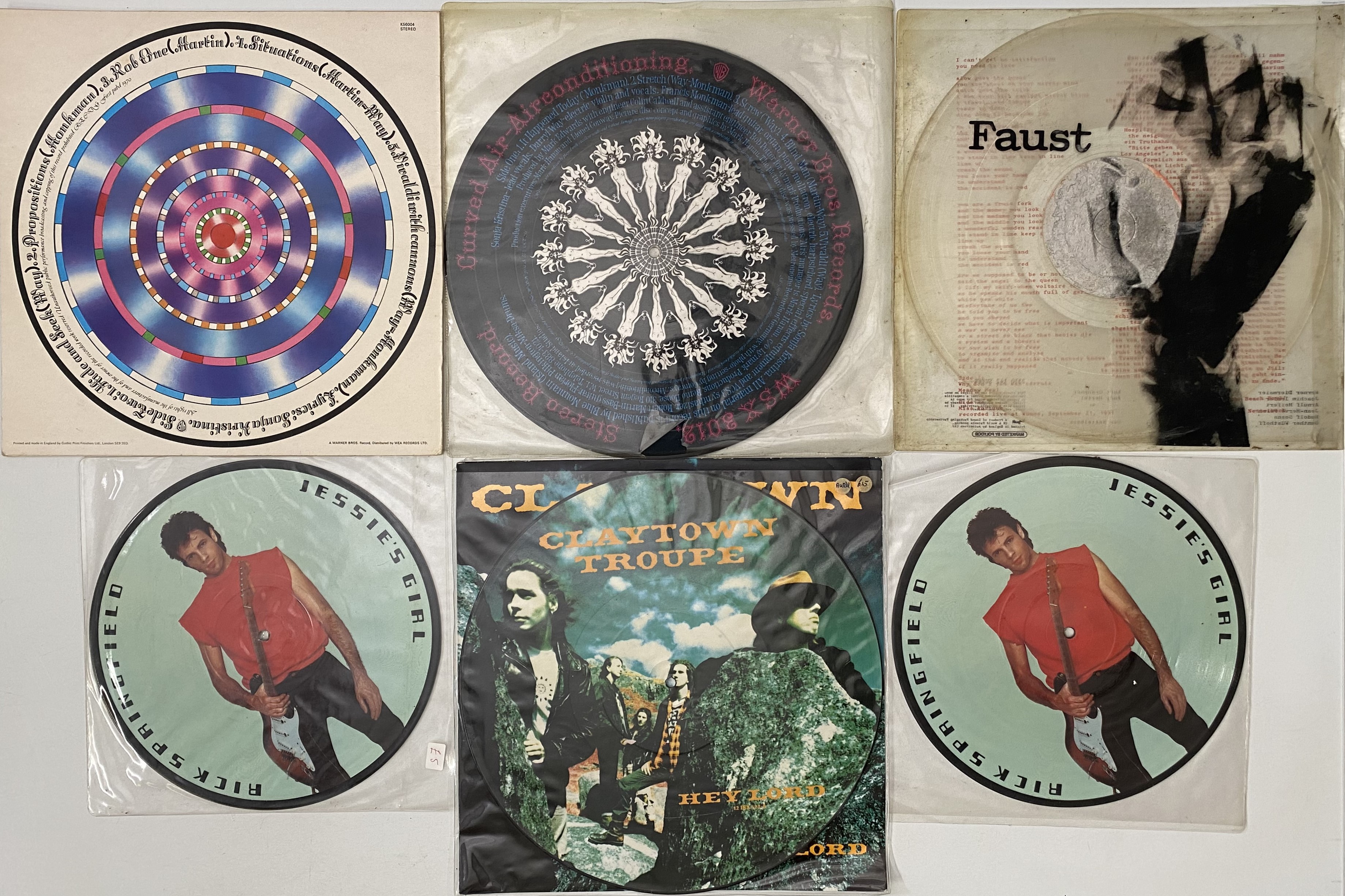 Lot 609 - ROCK - PICTURE DISKS / COLOURED VINYL
