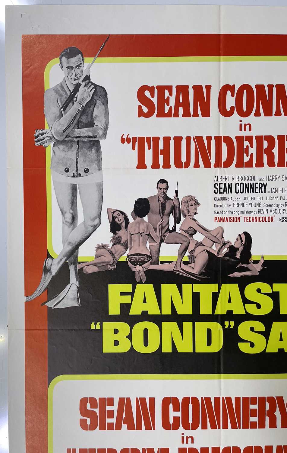 Lot 90 - JAMES BOND- 1968 US ONE-SHEET DOUBLE BILL