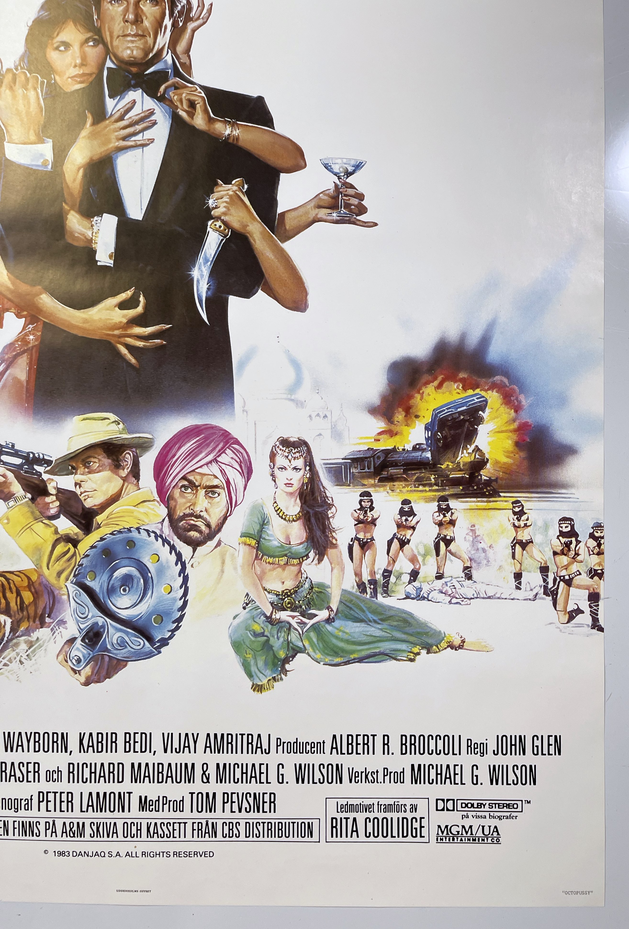 Lot 264 James Bond Octopussy 1983 Swedish