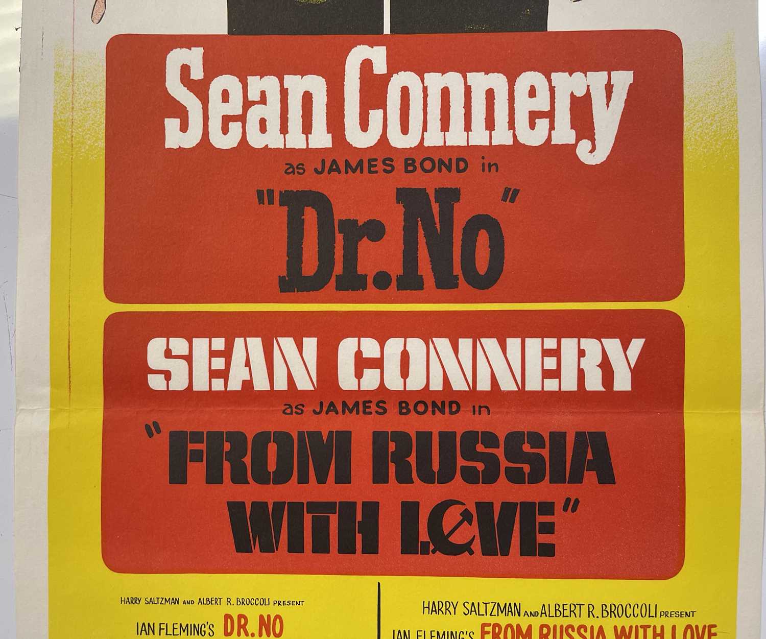 Lot 71 - JAMES BOND - AUSTRALIAN DAYBILL DOUBLE BILL