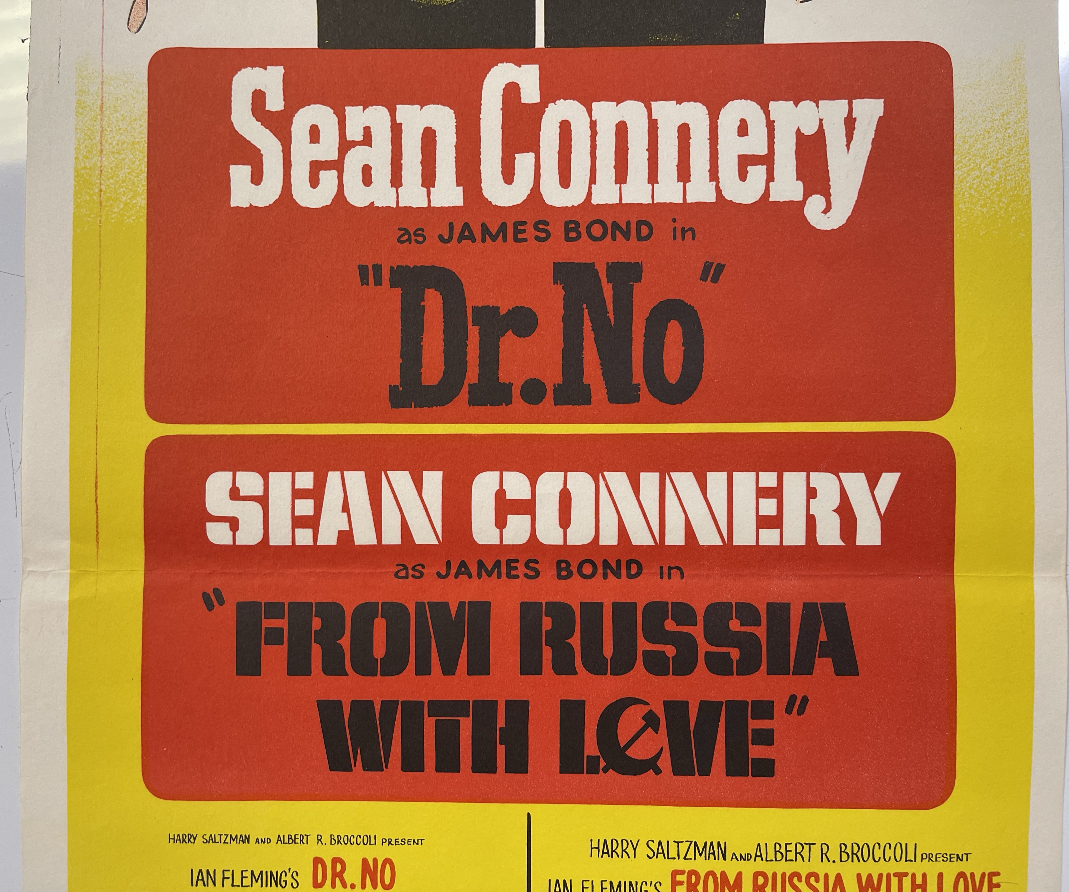 Lot 71 - JAMES BOND - AUSTRALIAN DAYBILL DOUBLE BILL