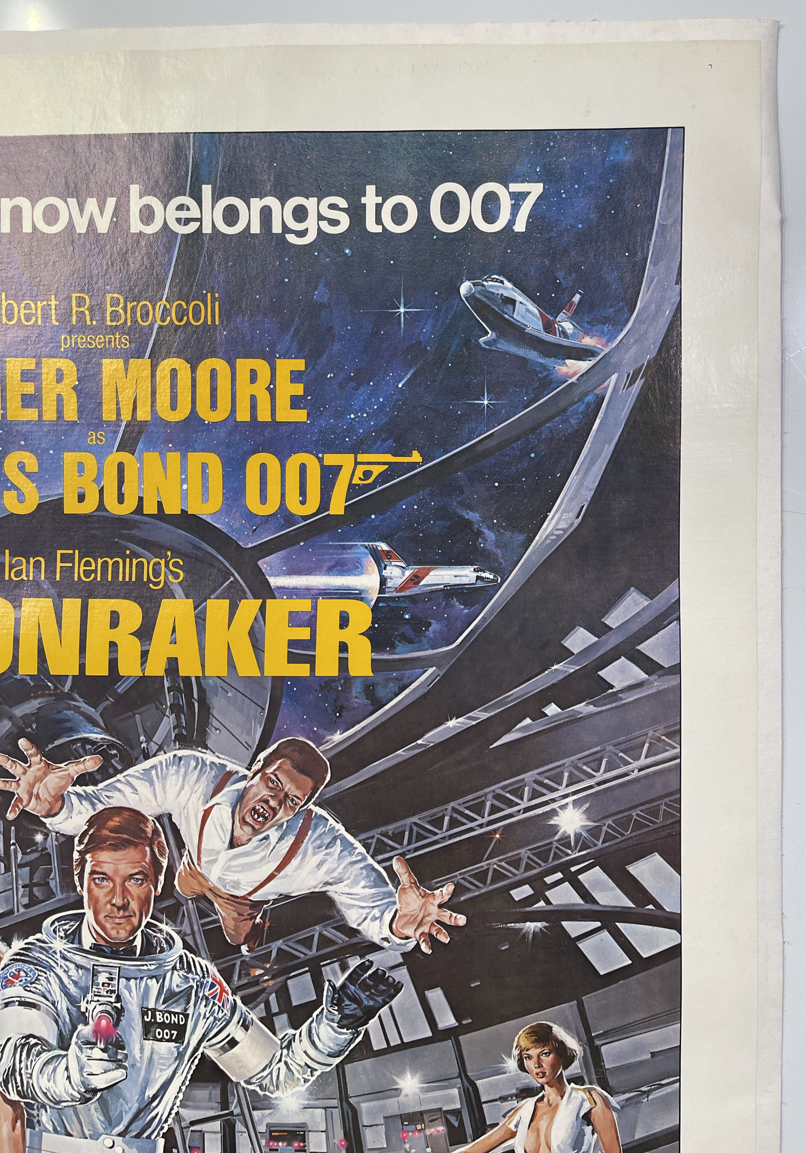 Lot 242 - JAMES BOND - MOONRAKER (1979) US ONE-SHEET