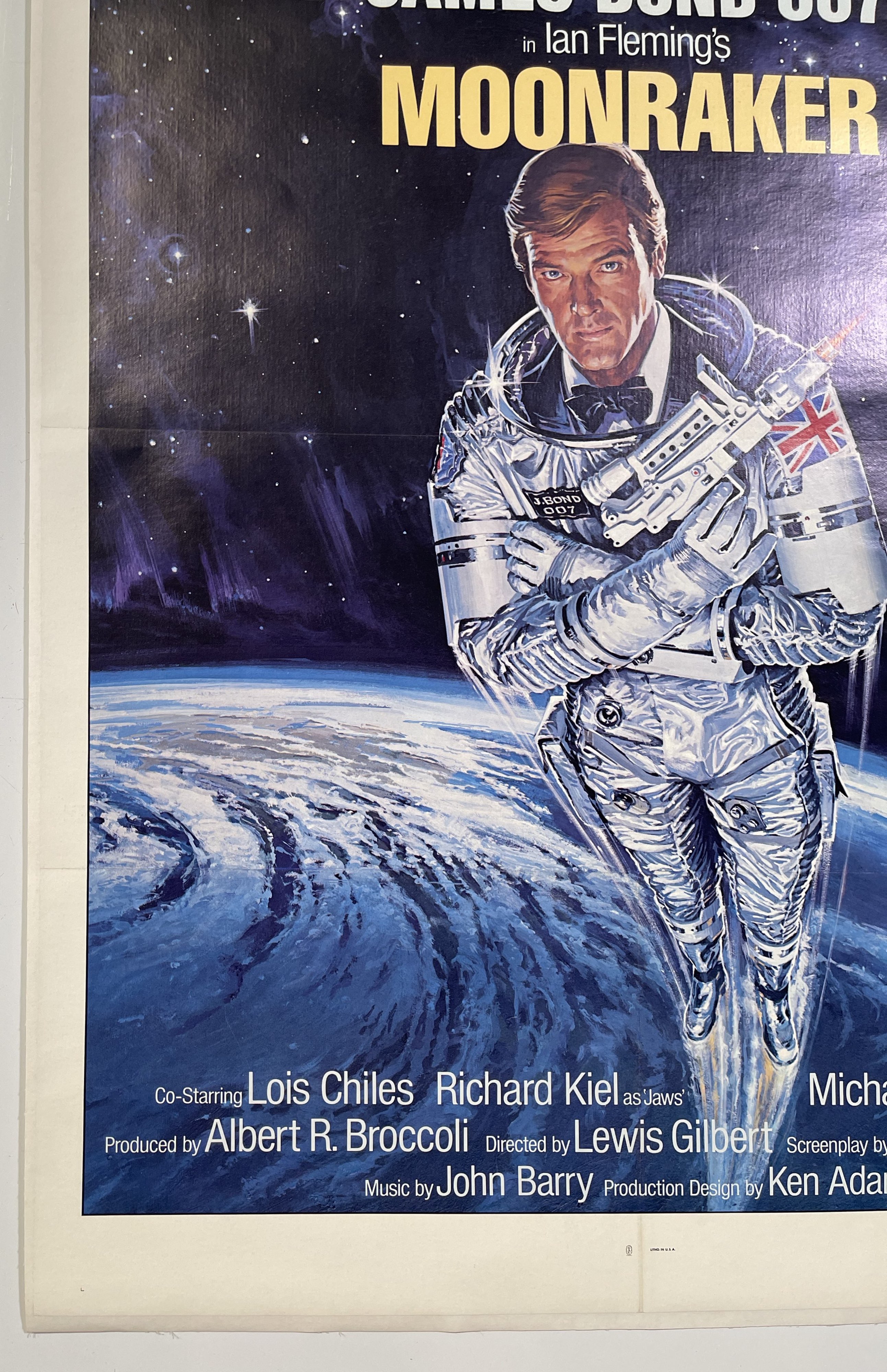 Lot 240 - JAMES BOND - MOONRAKER (1979) - US ONE-SHEET