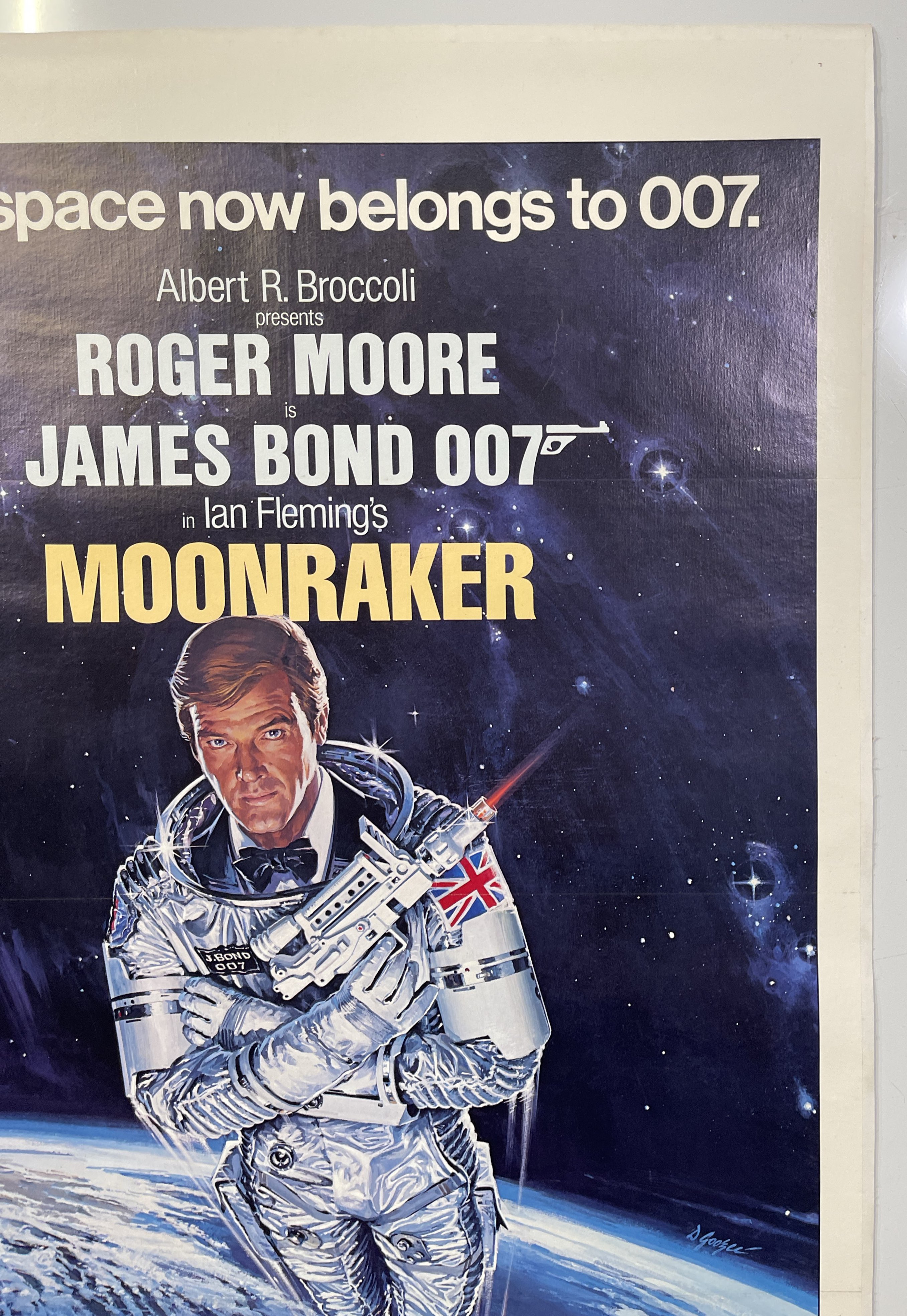 Lot 240 - JAMES BOND - MOONRAKER (1979) - US ONE-SHEET